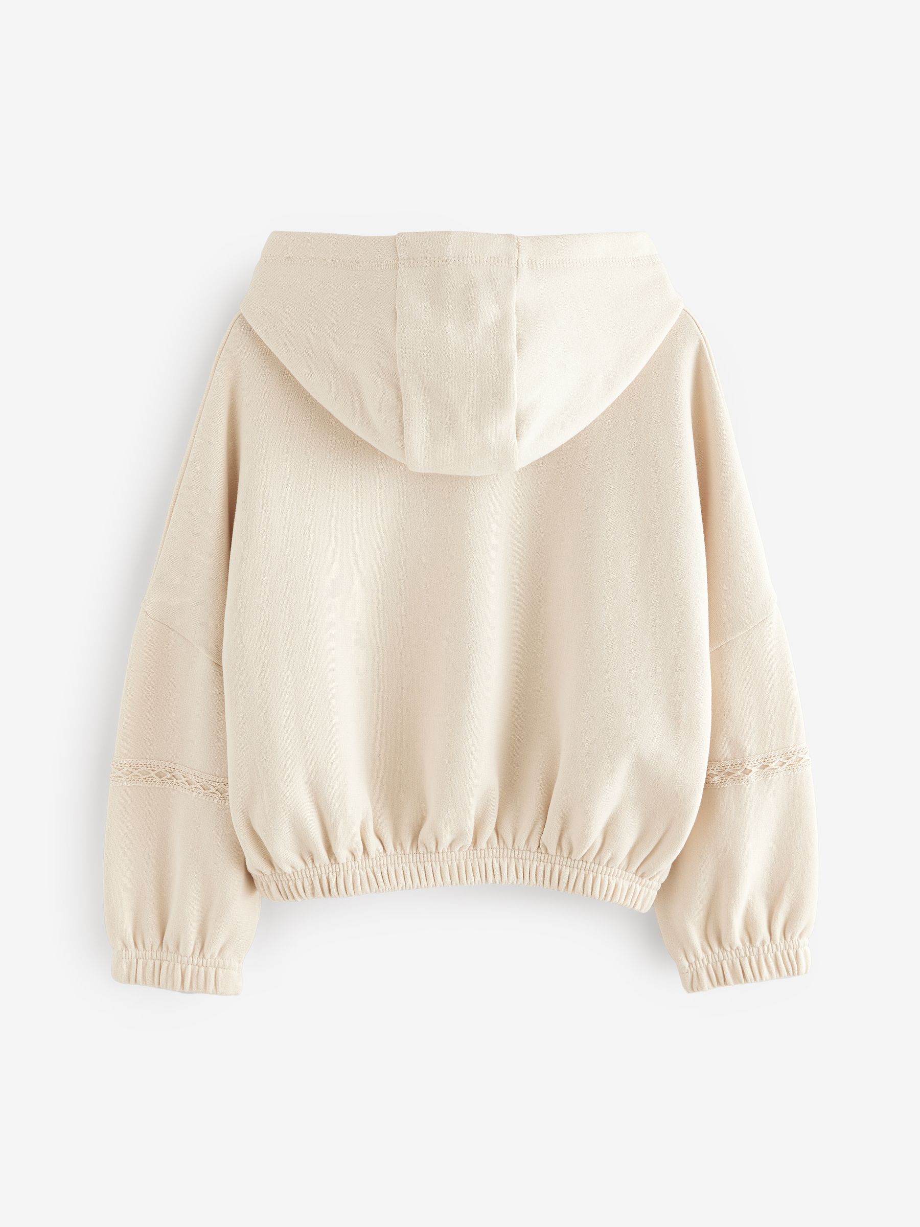 Buy Neutral Crochet Elasticated Hoodie (3-16yrs) from the Next UK ...
