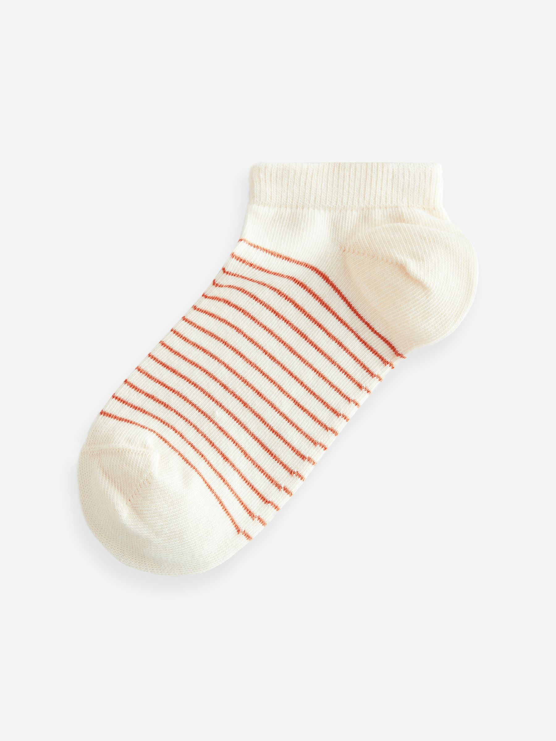 Buy Multi Pastels 5 Pack Cotton Rich Stripe Trainer Socks from the Next ...