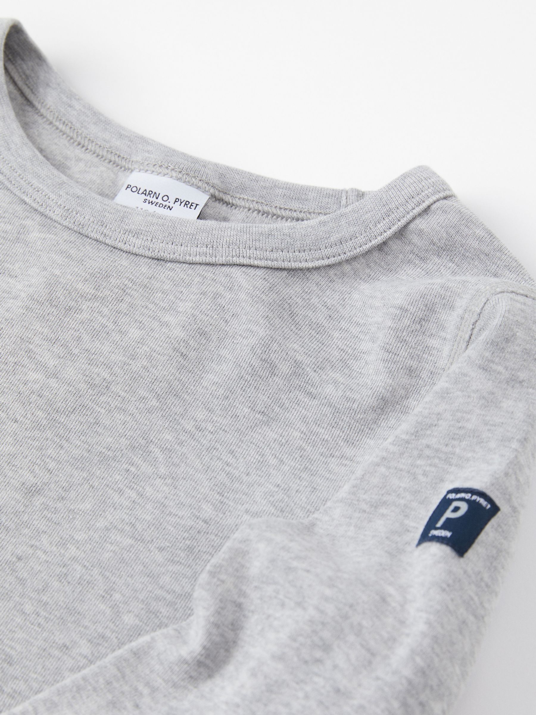 Buy Polarn O. Pyret Grey Cotton Long Sleeve Top from the Next UK online ...