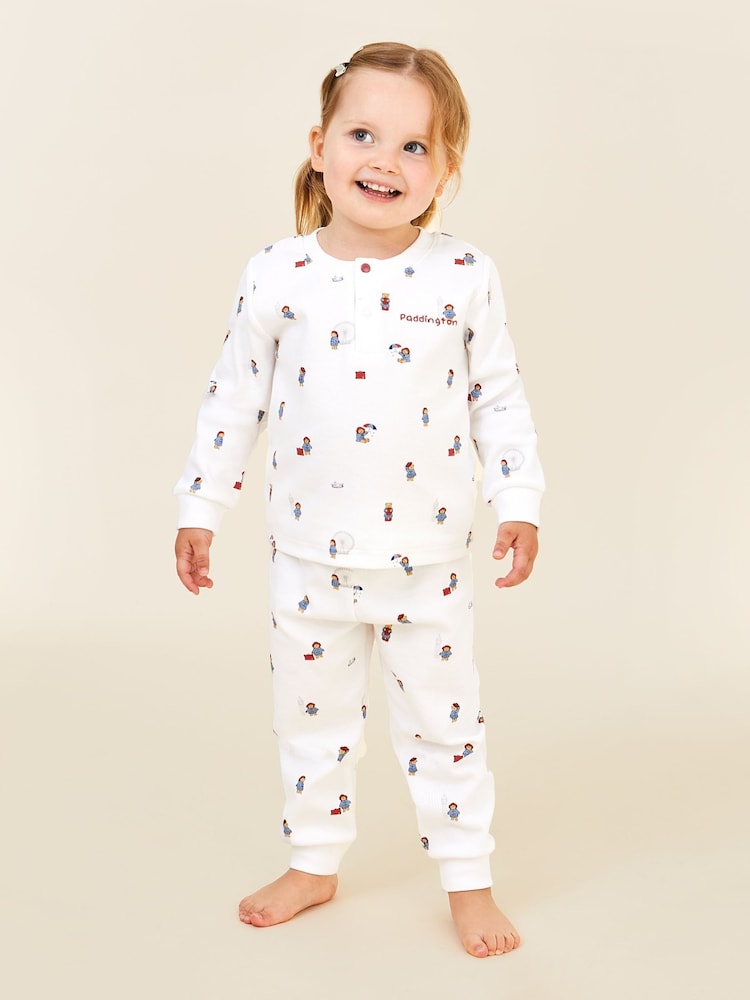 Buy JoJo Maman Bébé Ecru Paddington Pyjamas from the Next UK online shop