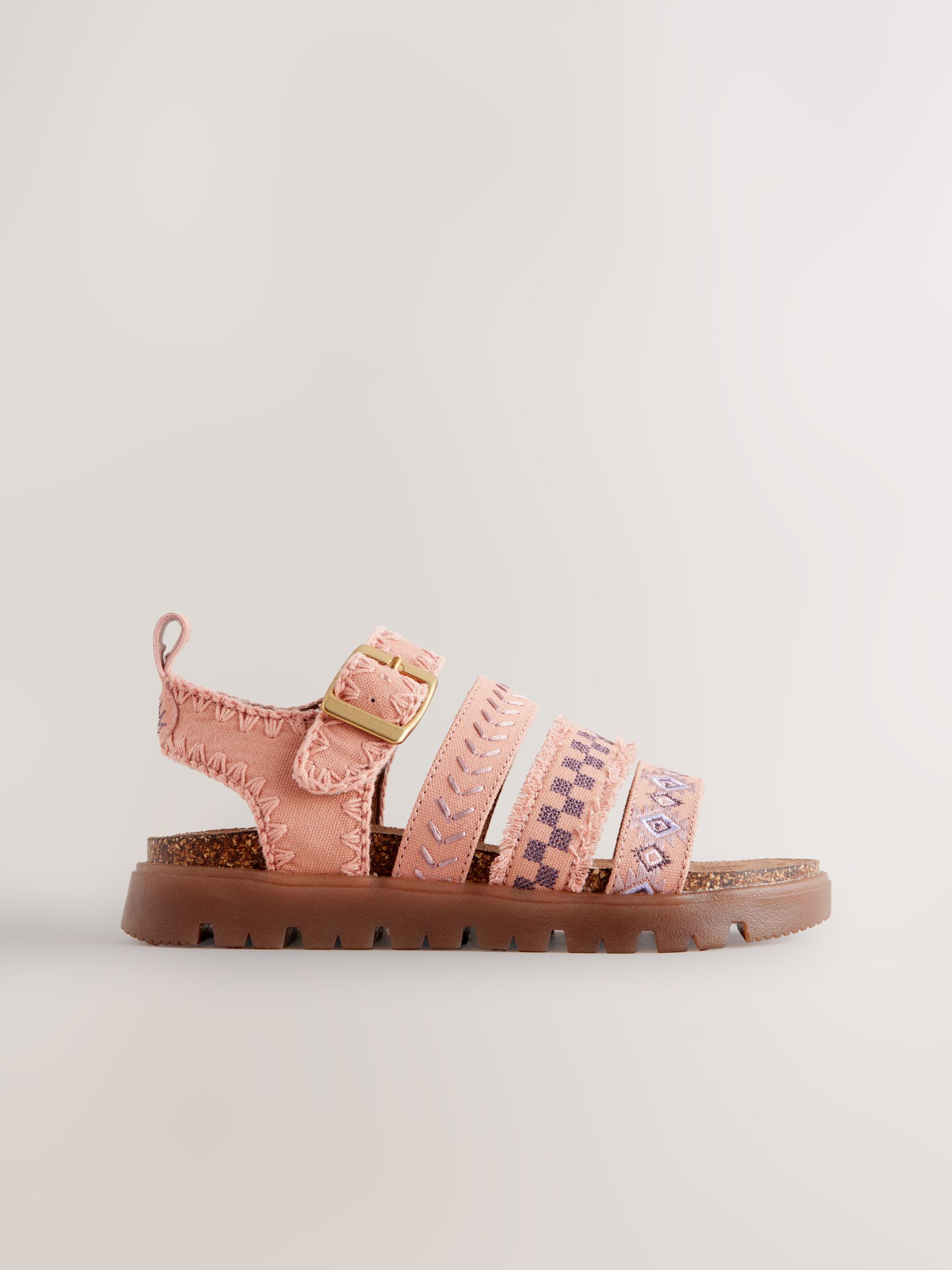 Buy Pink Chunky Corkbed Sandals from the Next UK online shop