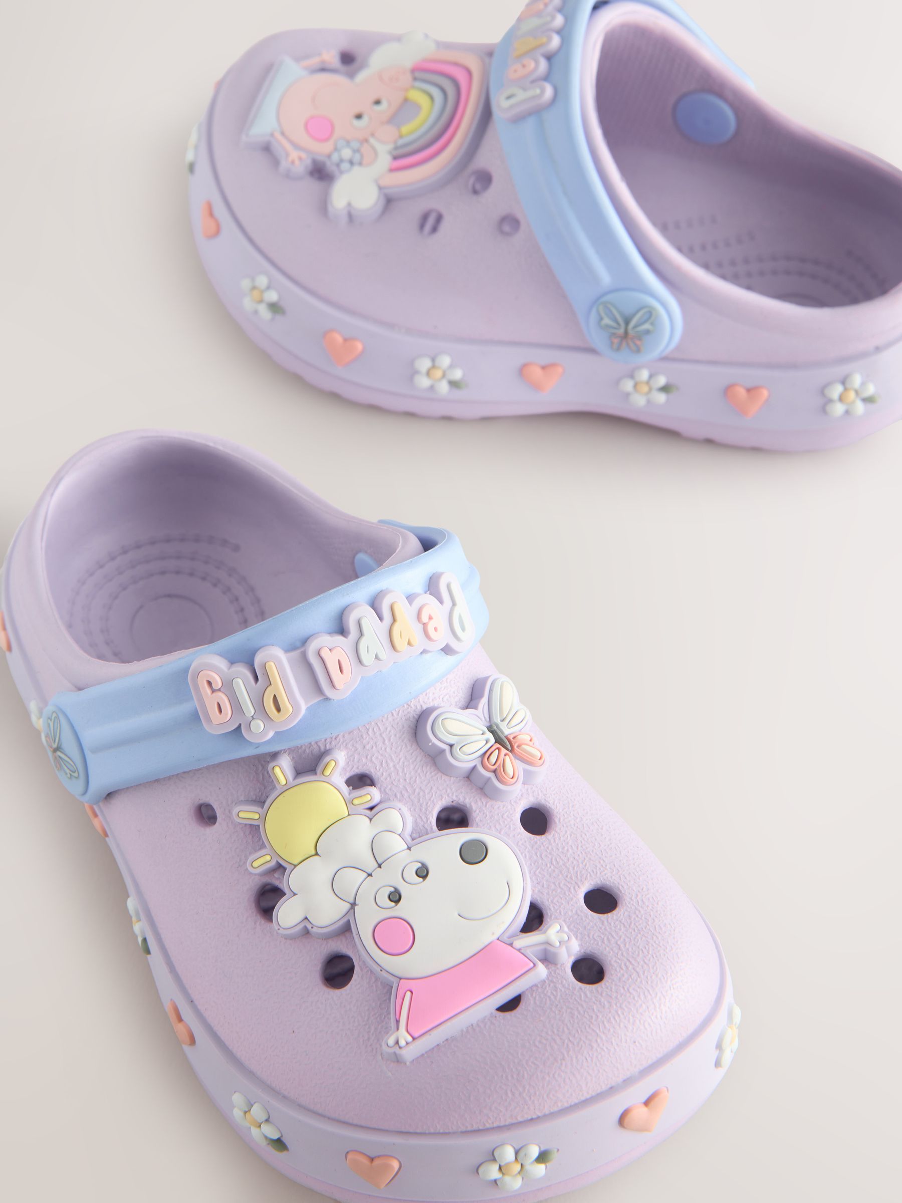 Buy Lilac Purple Peppa Pig Clogs from Next Australia