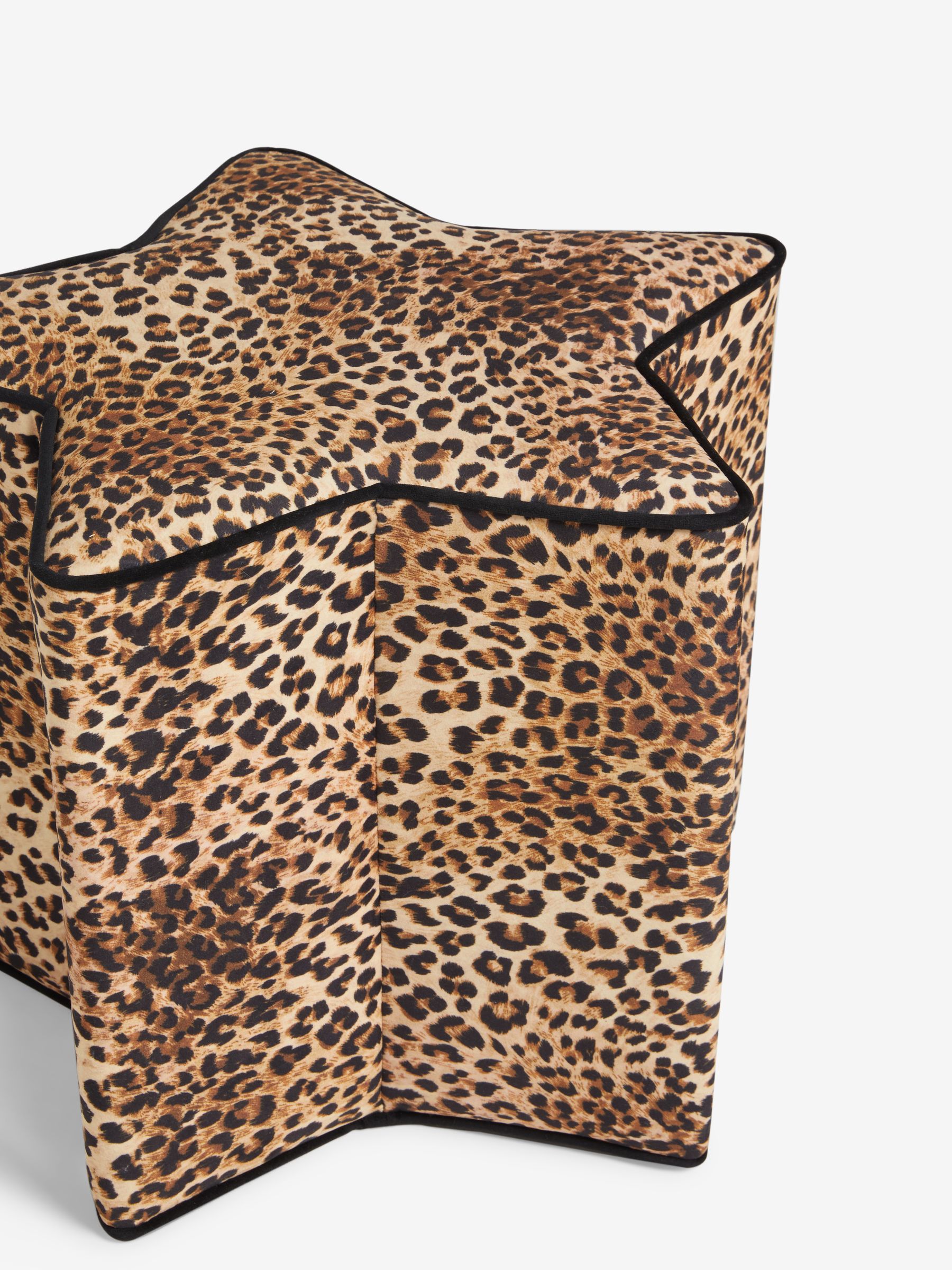 Buy Rockett St George Leopard Love Velvet Star Stool from the Next UK ...