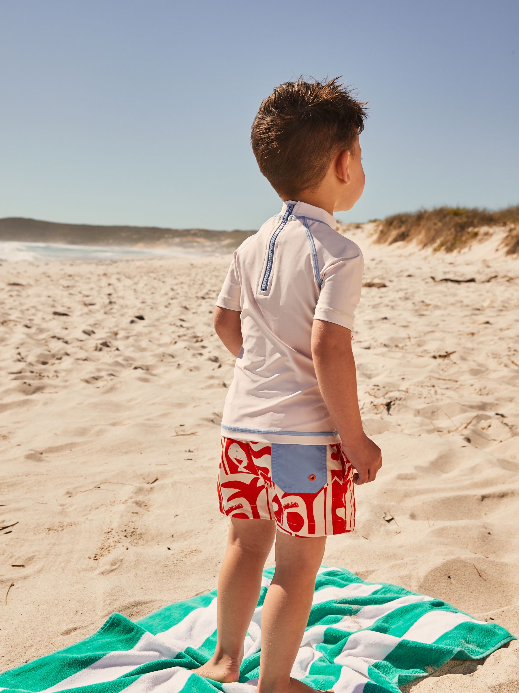 Buy Red/White Rash Vest and Shorts Set (3mths-7yrs) from Next Hong Kong