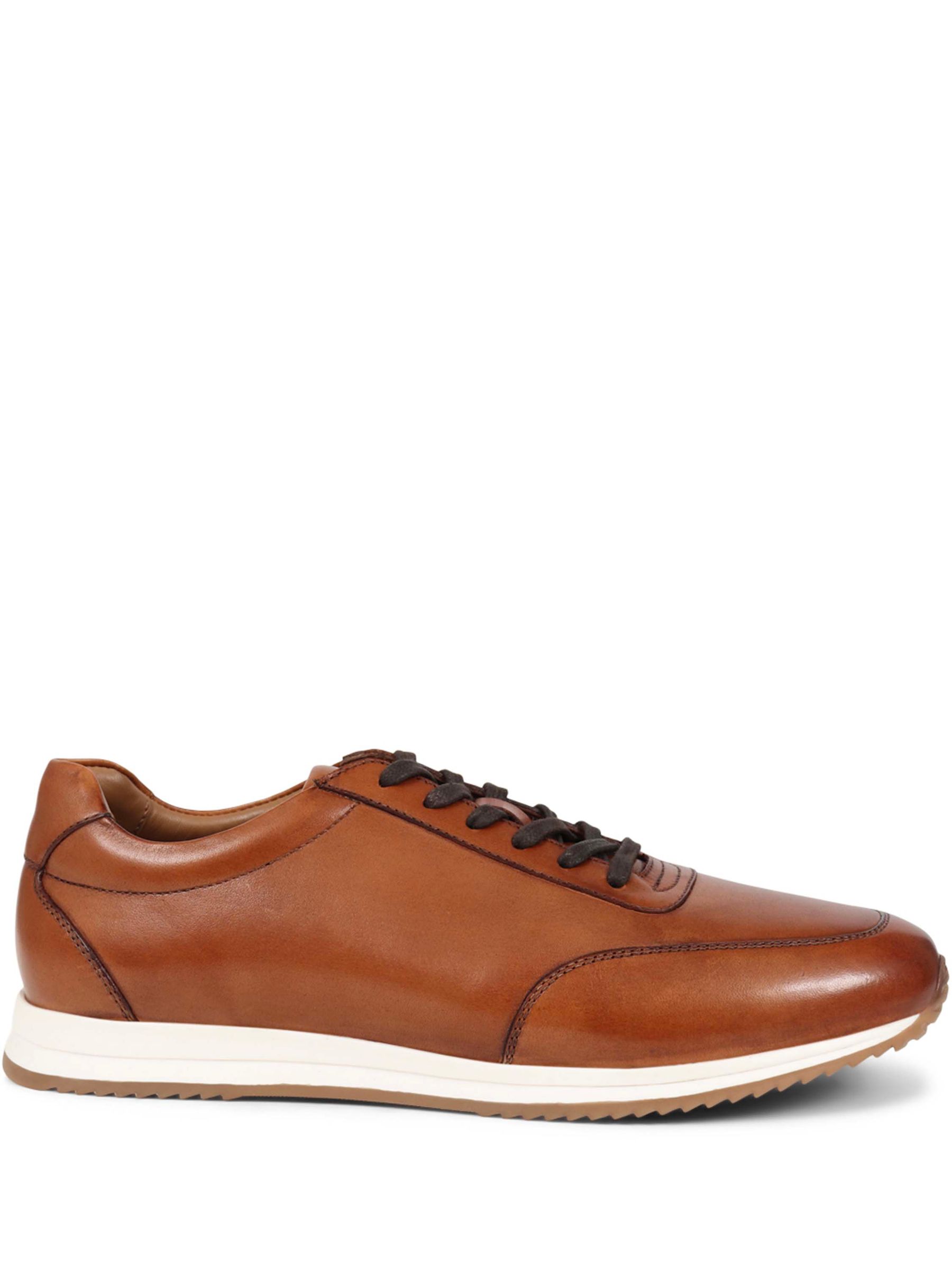 Buy Jones Bootmaker Tan Southend2 Leather Trainers from the Next UK ...
