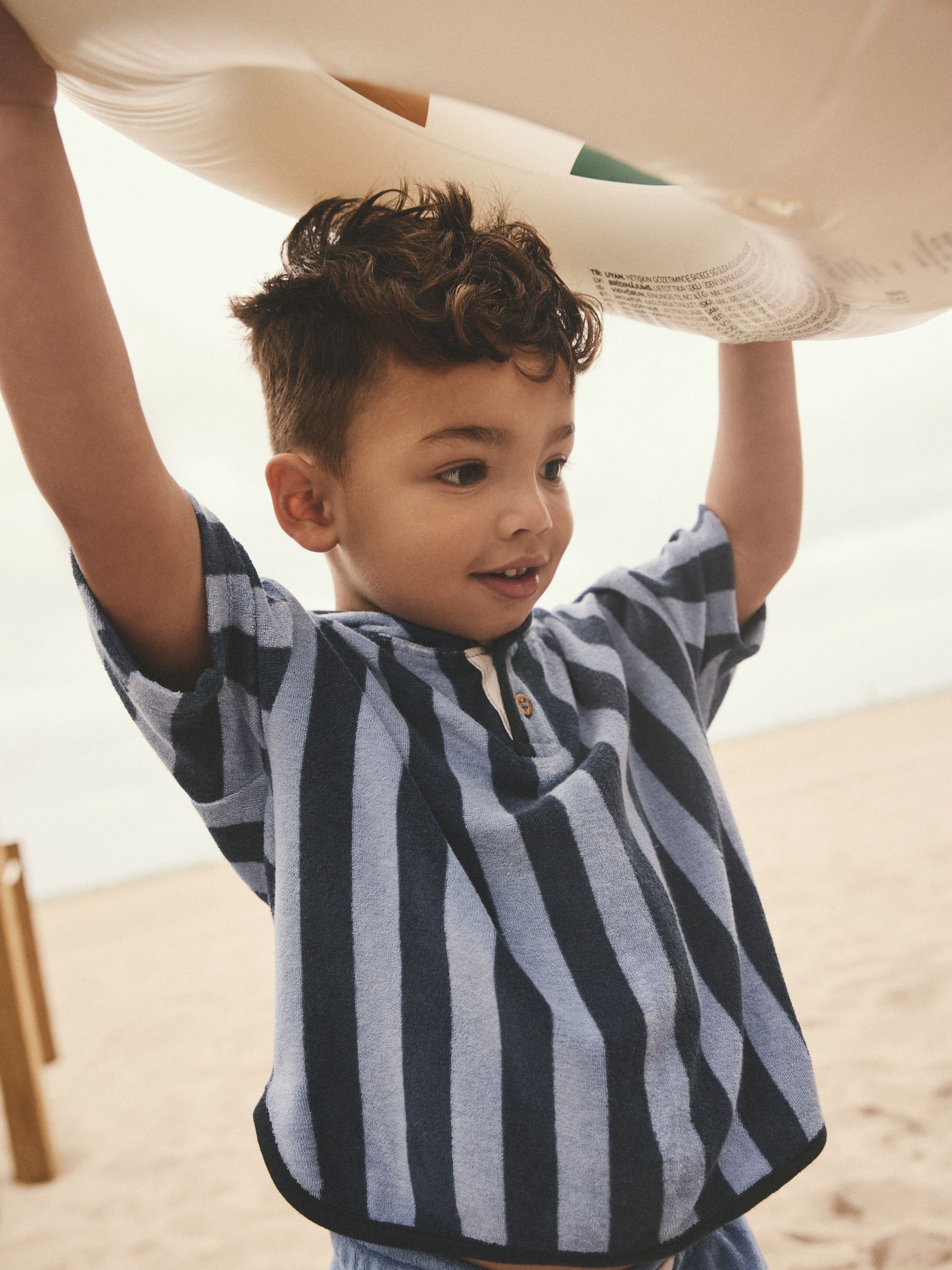 Buy Blue Stripe 100% Cotton Toweling Set (3mths-7yrs) from Next Netherlands