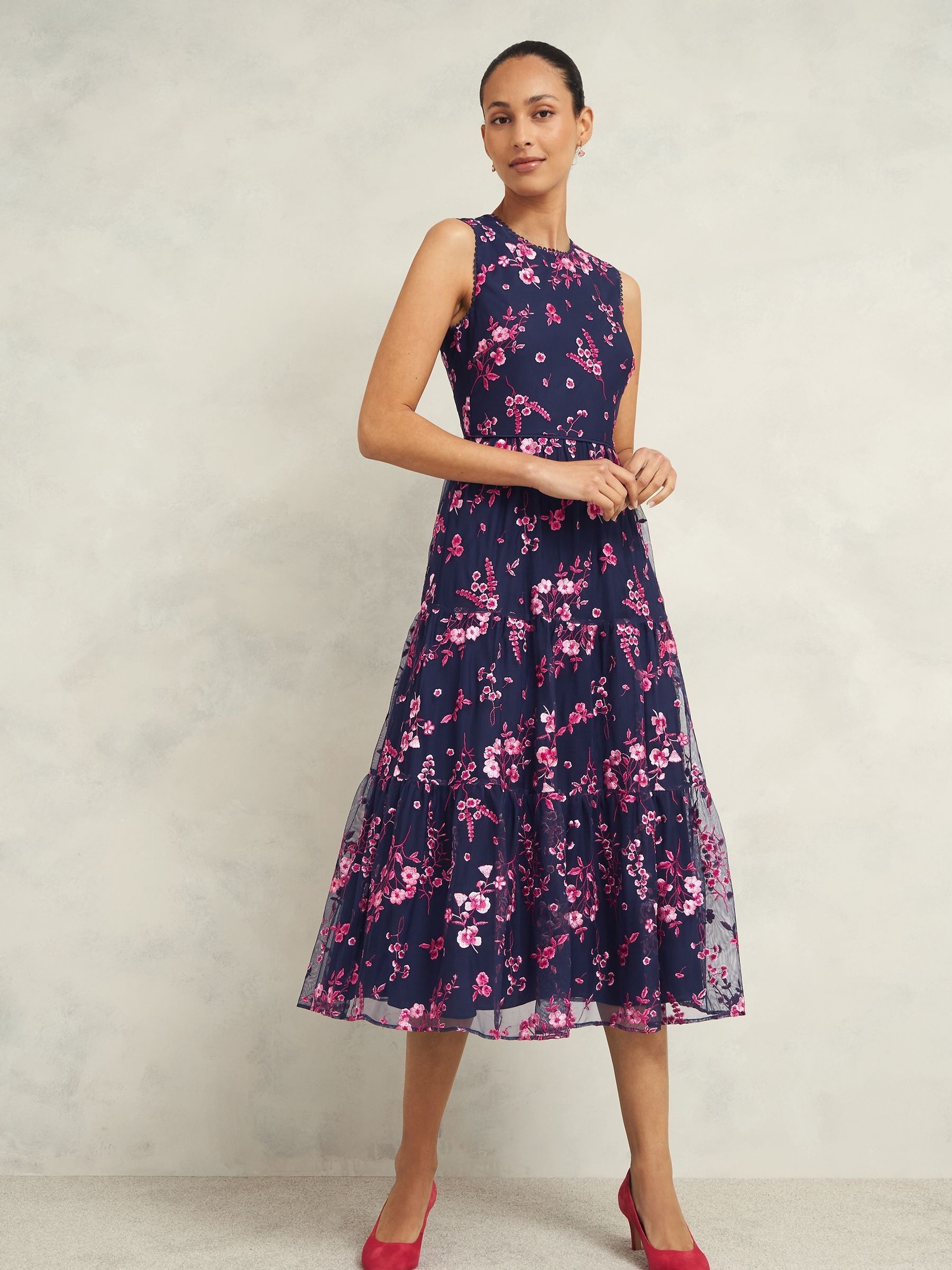 Buy Hobbs Blue Bethany Dress from the Next UK online shop