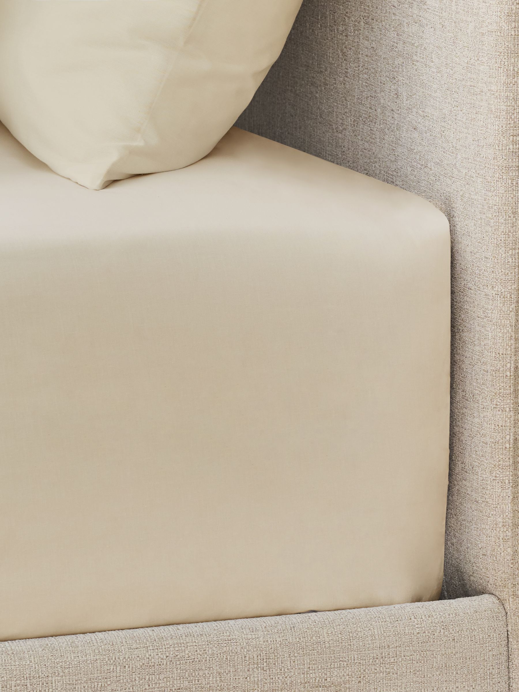 Buy Natural Pure 144 Thread Extra Deep Fitted Sheet from the Next UK ...