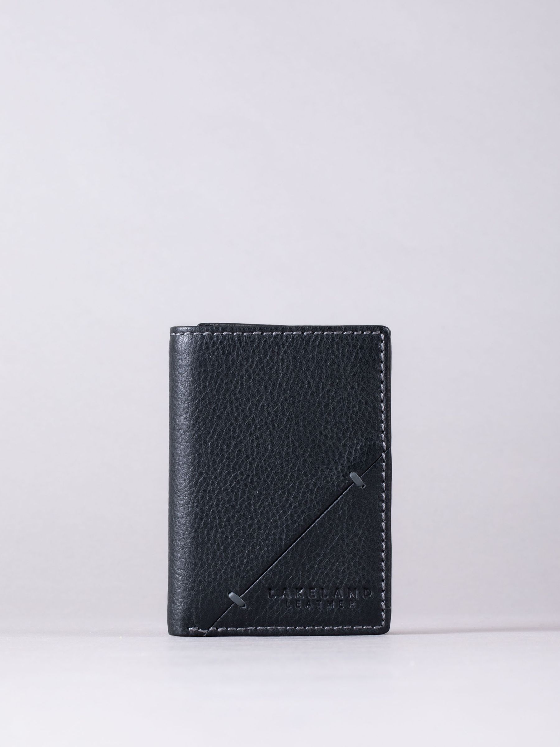 Buy Lakeland Leather Black Allerdale Tri-Fold Wallet from the Next UK ...