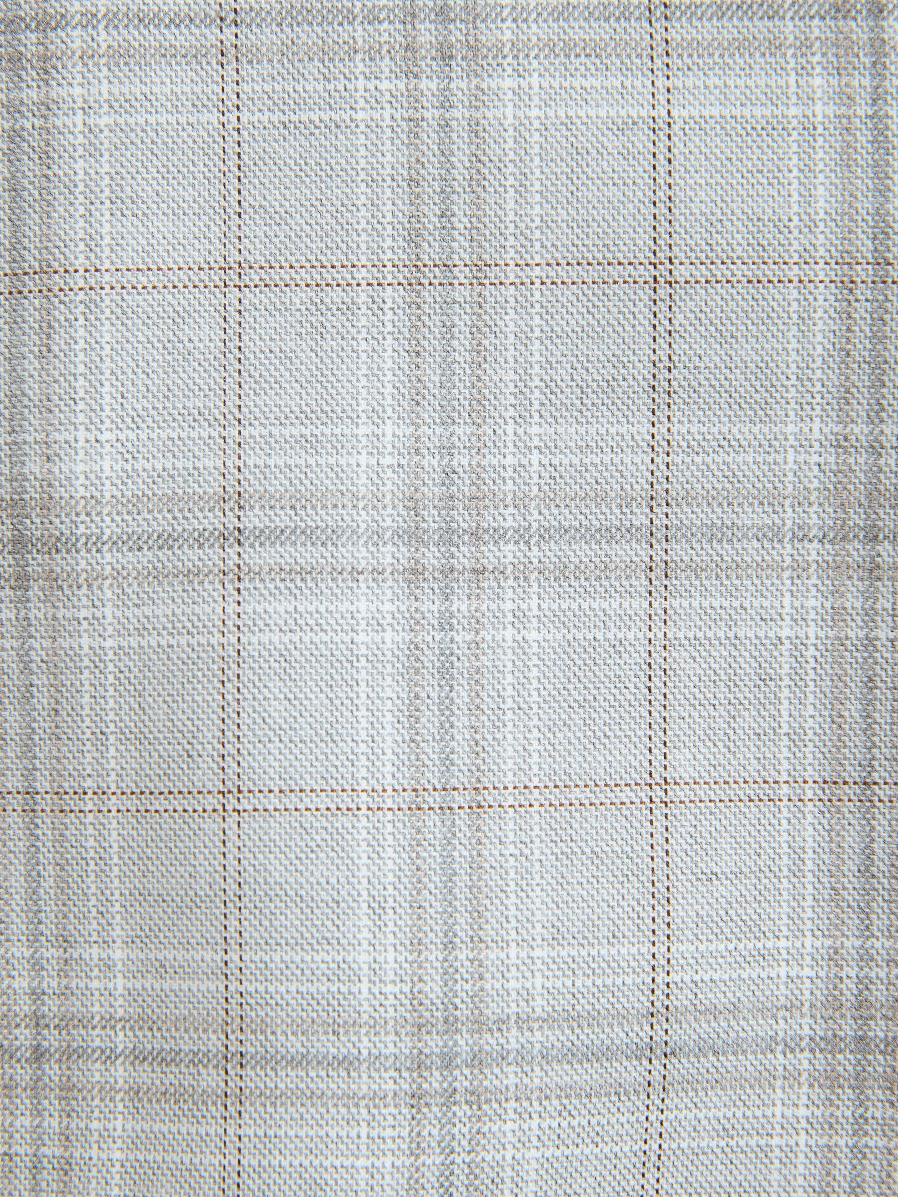 Buy Light Grey Check Suit Waistcoat from the Next UK online shop