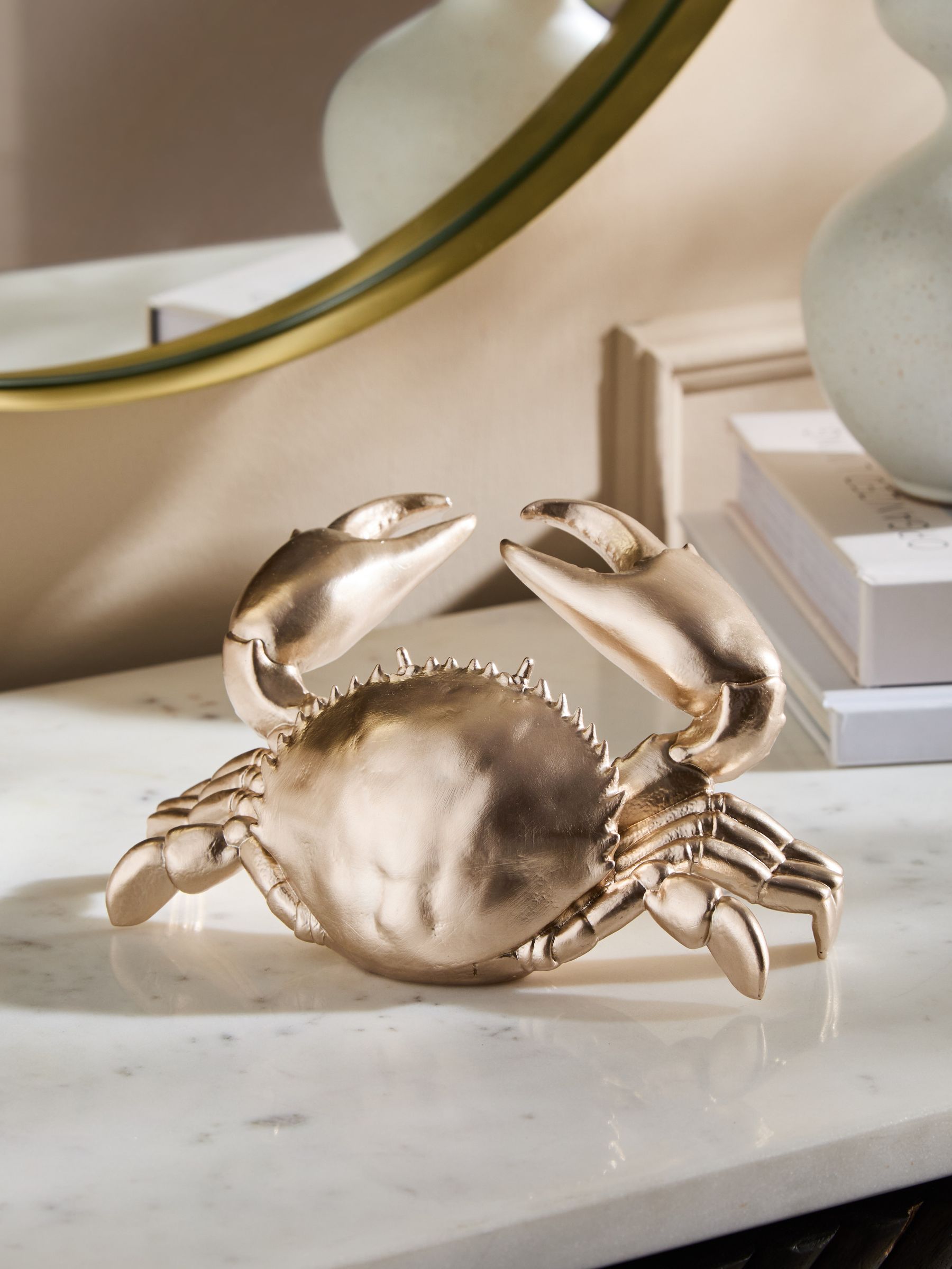 Buy Gold Coastal Crab Ornament from the Next UK online shop