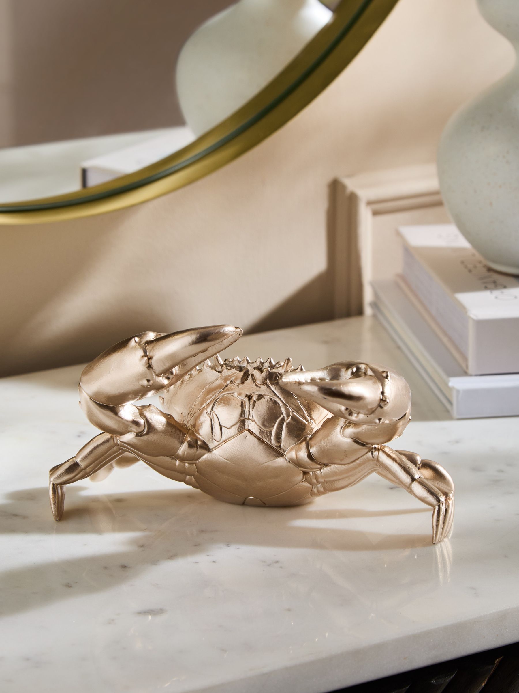Buy Gold Coastal Crab Ornament from the Next UK online shop