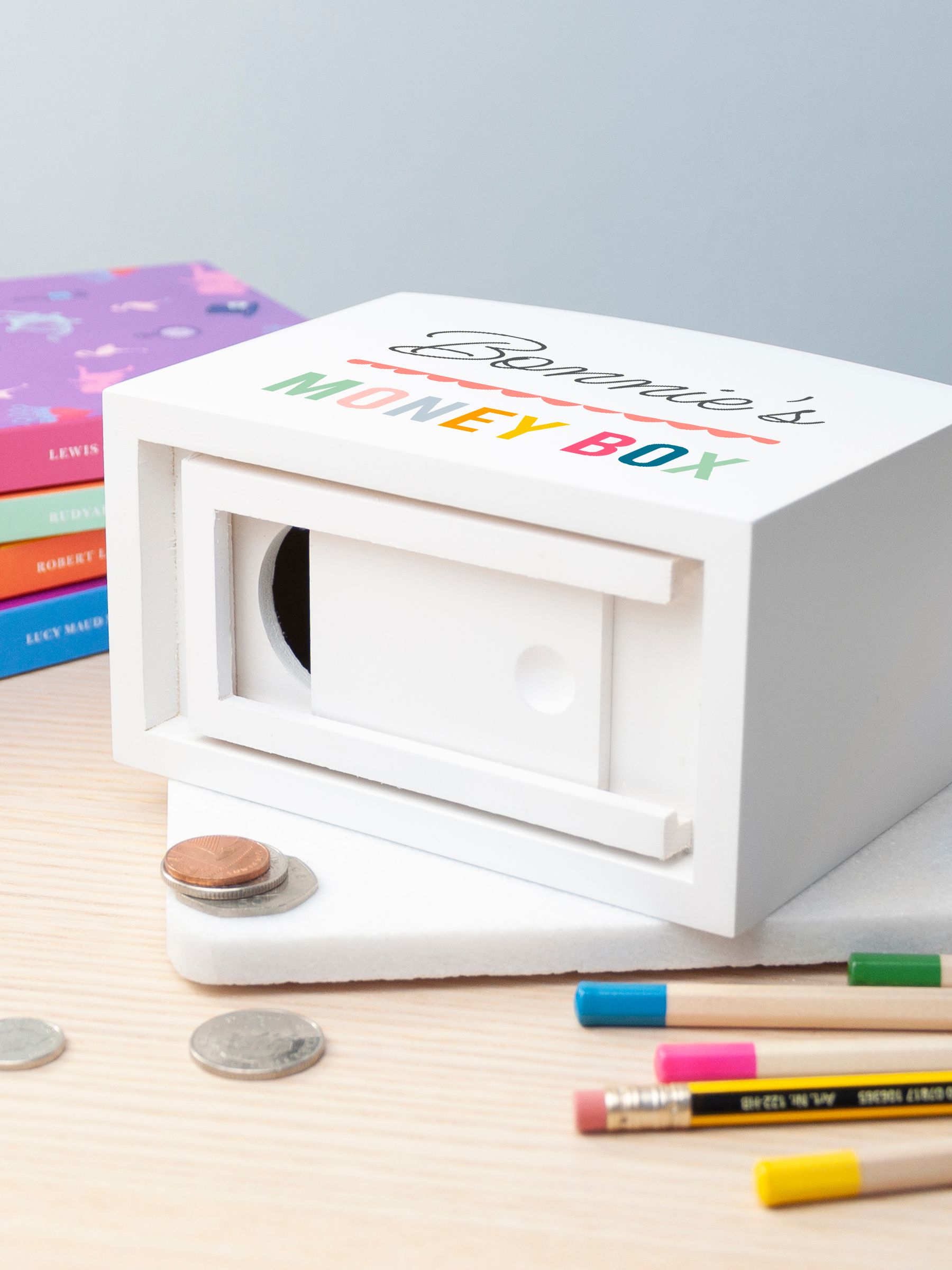 Buy Personalised Colourful Money Box by Treat Republic from the Next UK ...