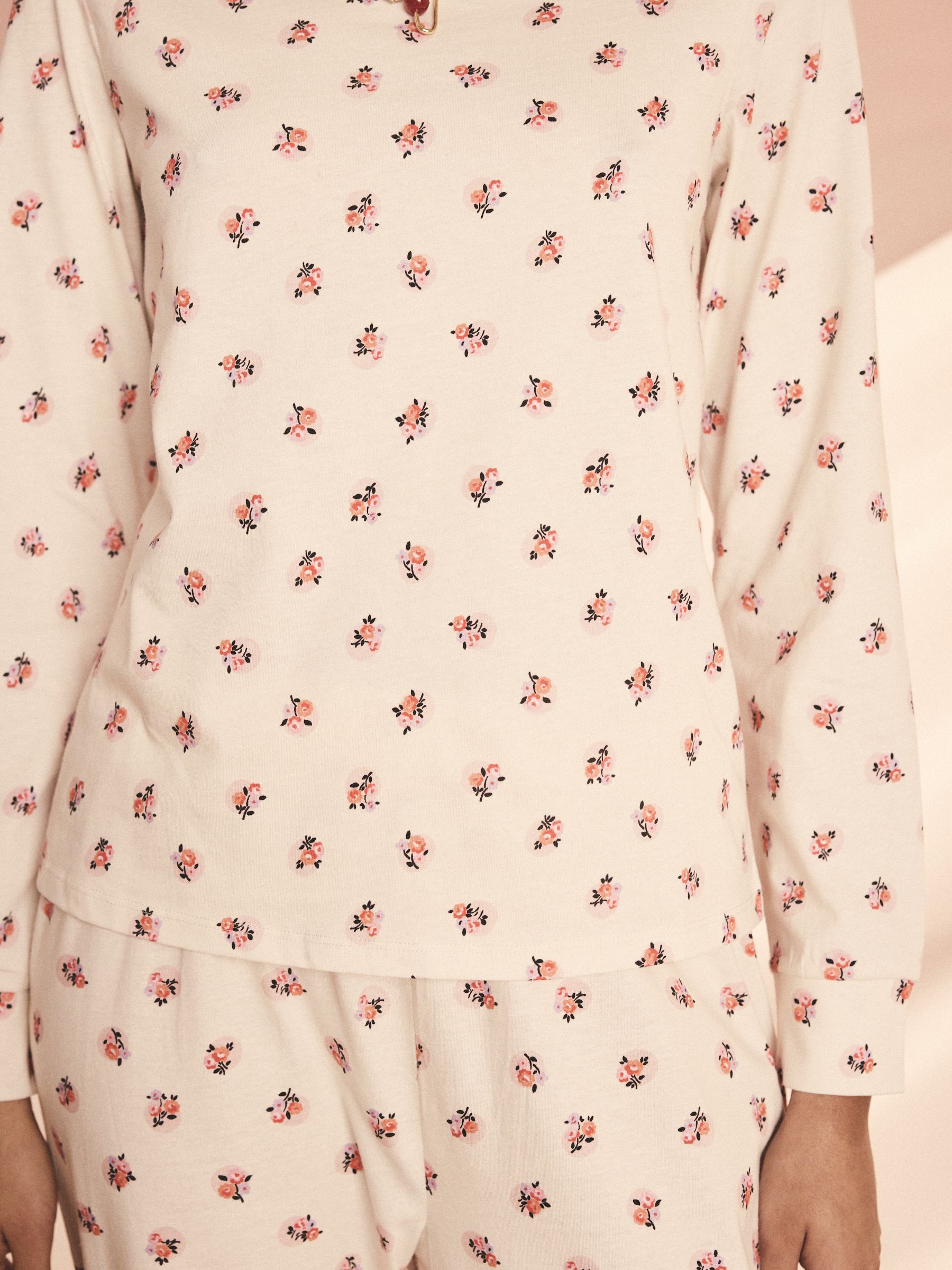 Buy Cath Kidston Ecru Rose 100% Cotton Pyjamas Set from the Next UK ...