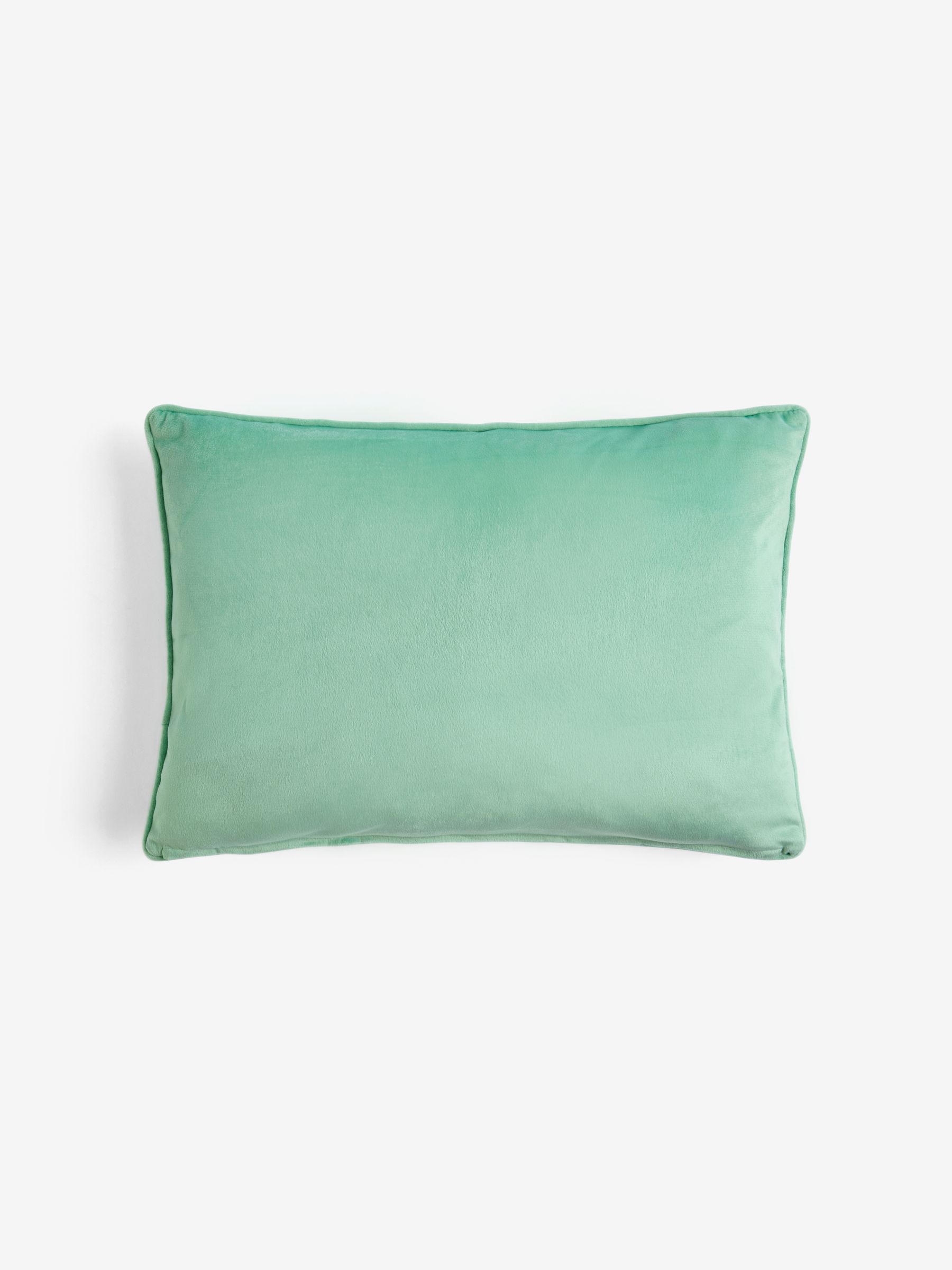 Buy Mint Green 40 x 59cm Matte Velvet Cushion from the Next UK online shop