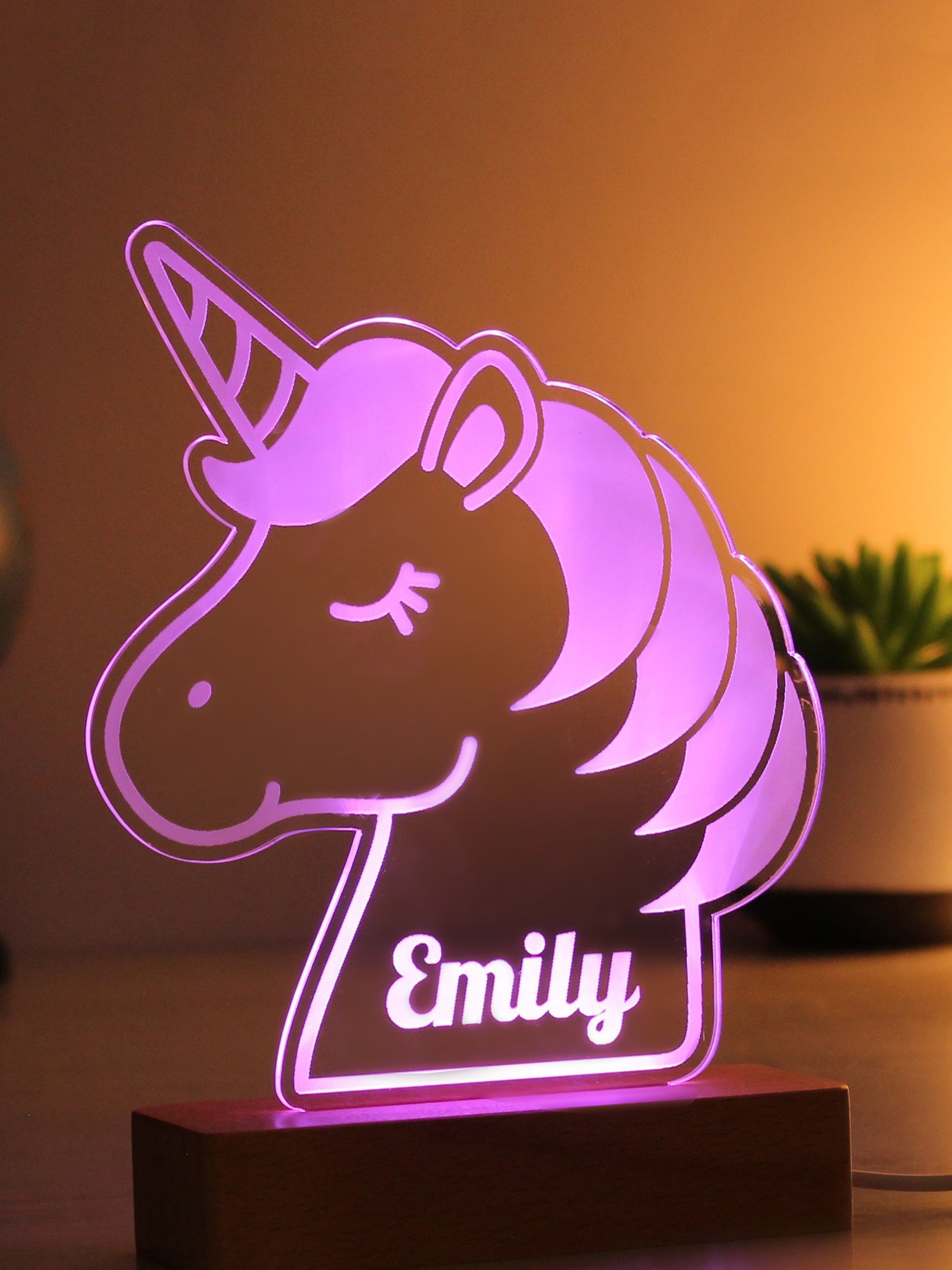 Buy Personalised Unicorn LED Light by PMC from the Next UK online shop