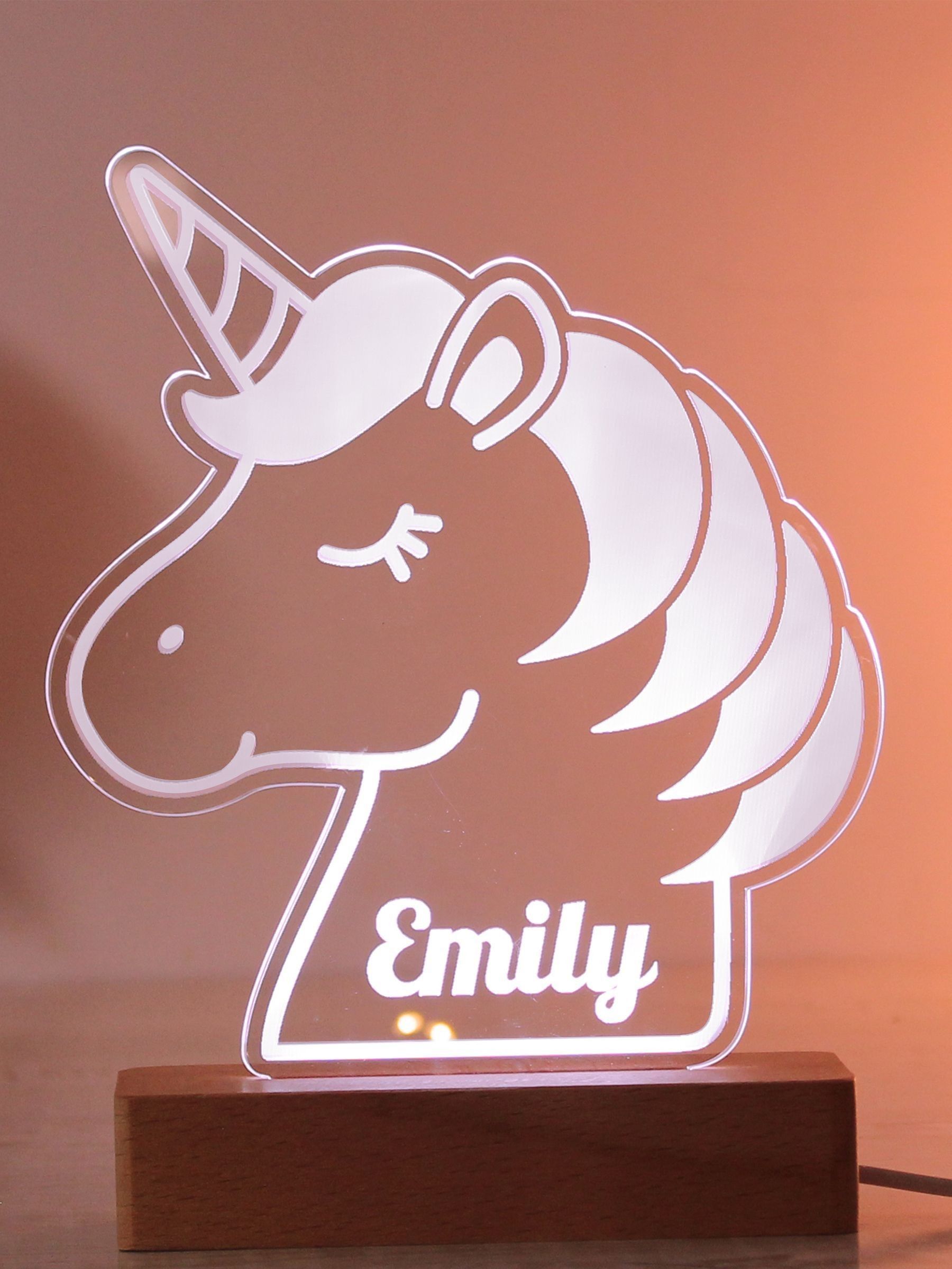 Buy Personalised Unicorn LED Light by PMC from the Next UK online shop