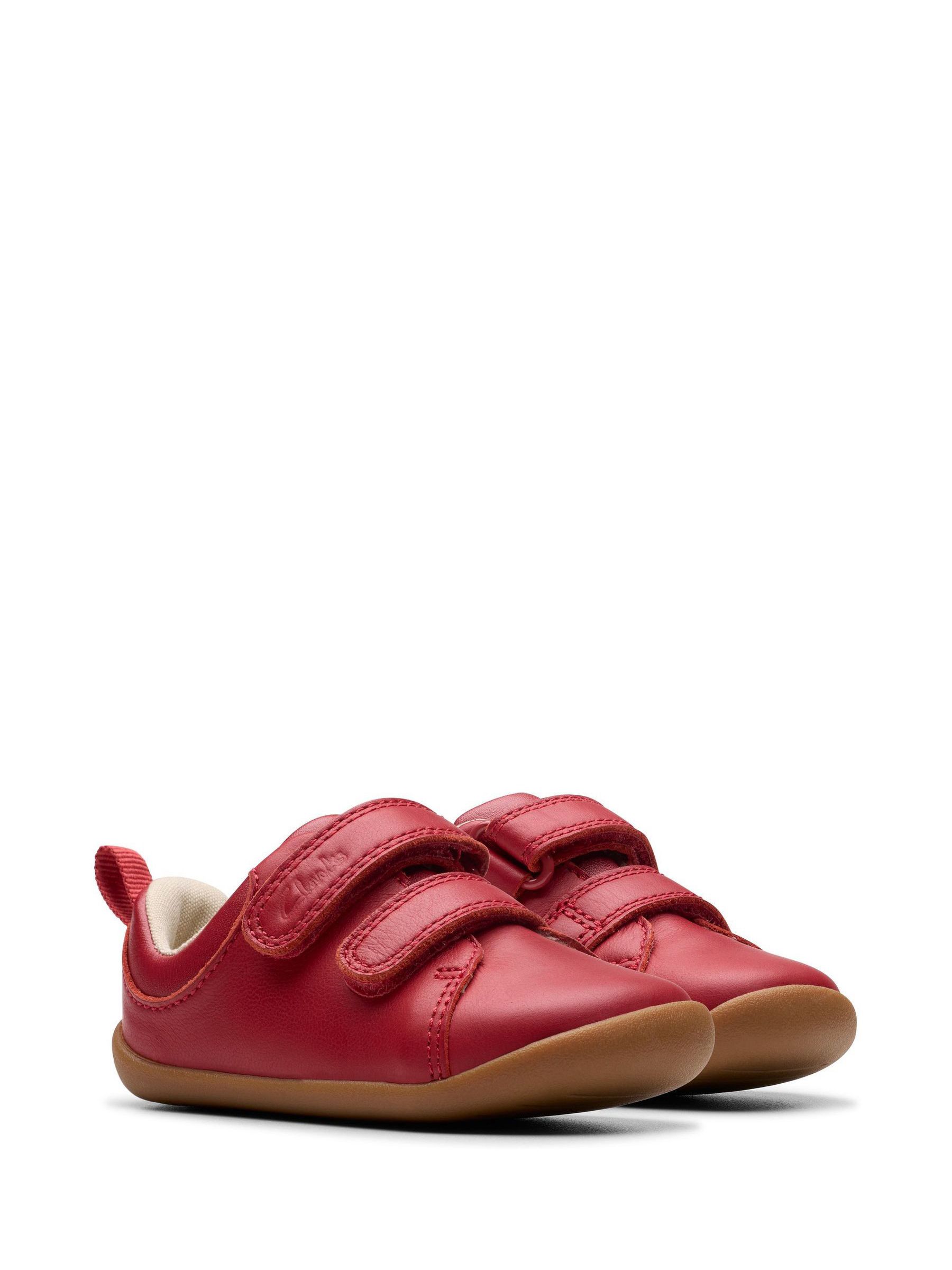Buy Clarks Red Standard Fit (F) Leather First Walker Craft Toddler ...