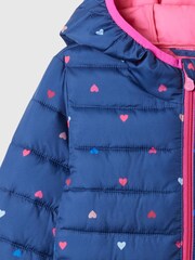 Buy Gap Blue Heart Cold Control Puffer Jacket (6mths-5yrs) from the ...