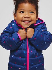 Buy Gap Blue Heart Cold Control Puffer Jacket (6mths-5yrs) from the ...