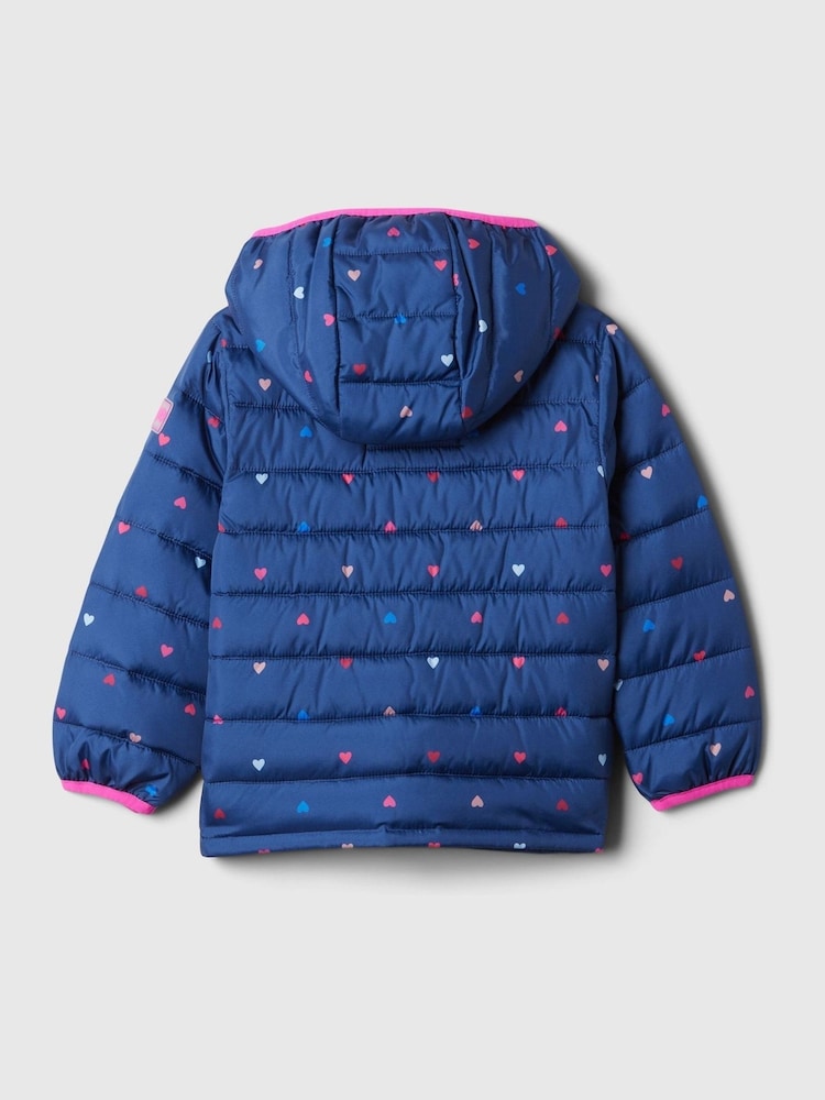 Buy Gap Blue Heart Cold Control Puffer Jacket (6mths-5yrs) from the ...