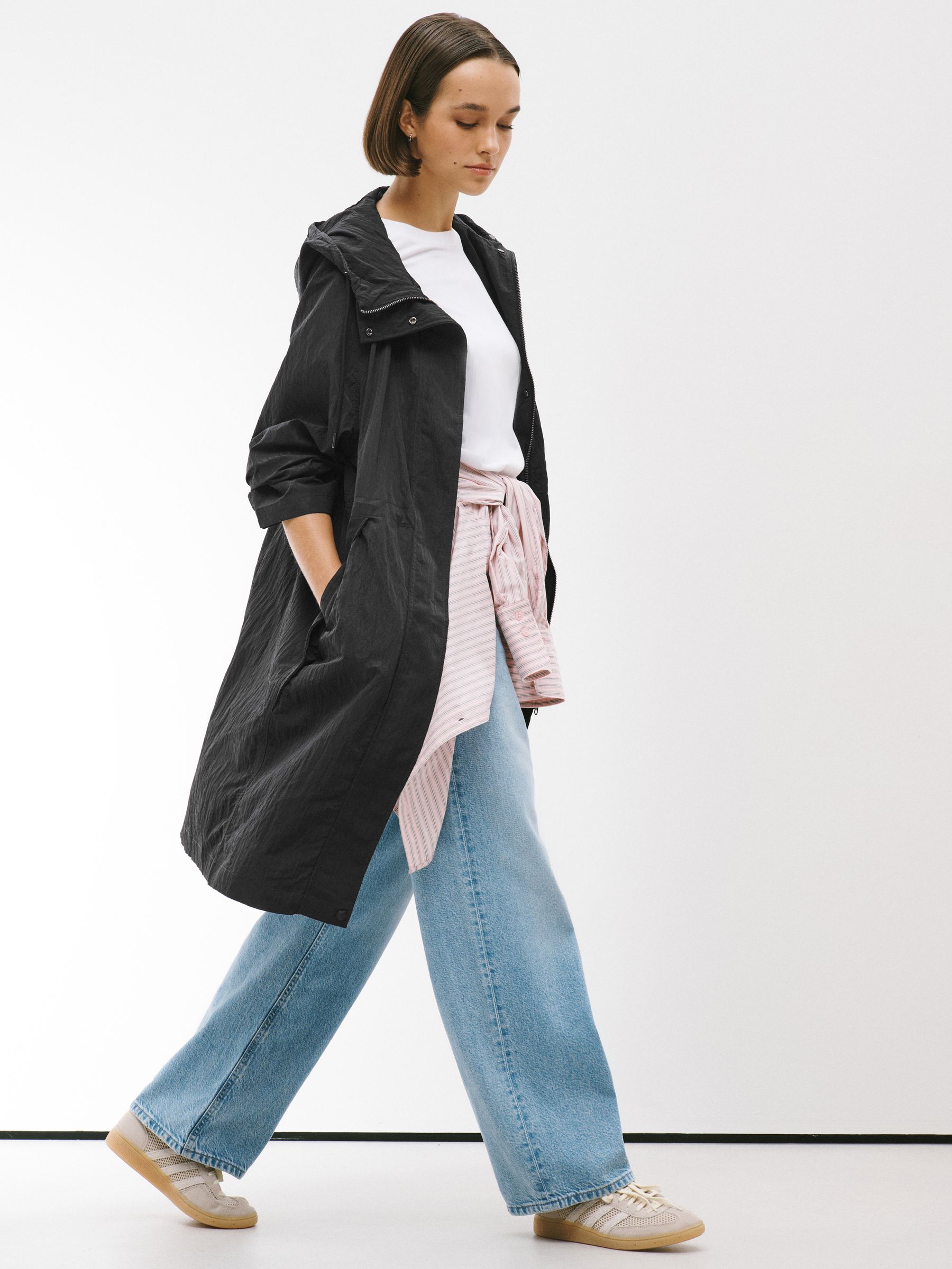 Buy Black Shower Resistant Lightweight Rain Jacket from the Next UK ...