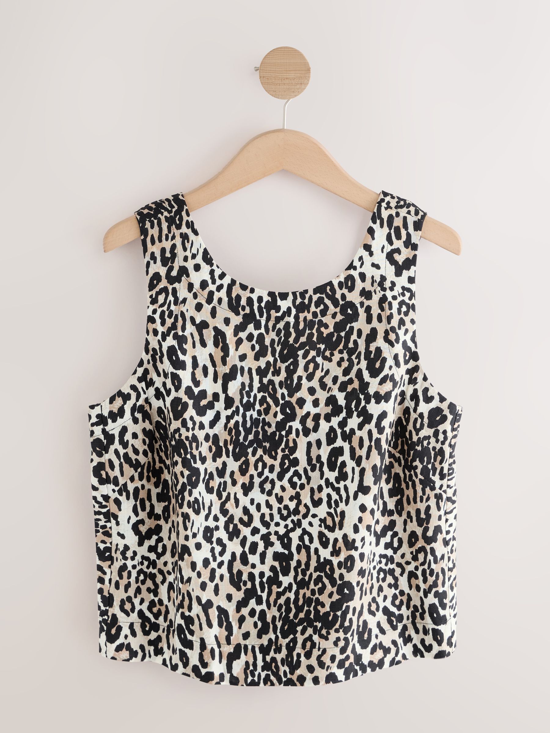 Buy Grey Leopard Print Vest Top from the Next UK online shop