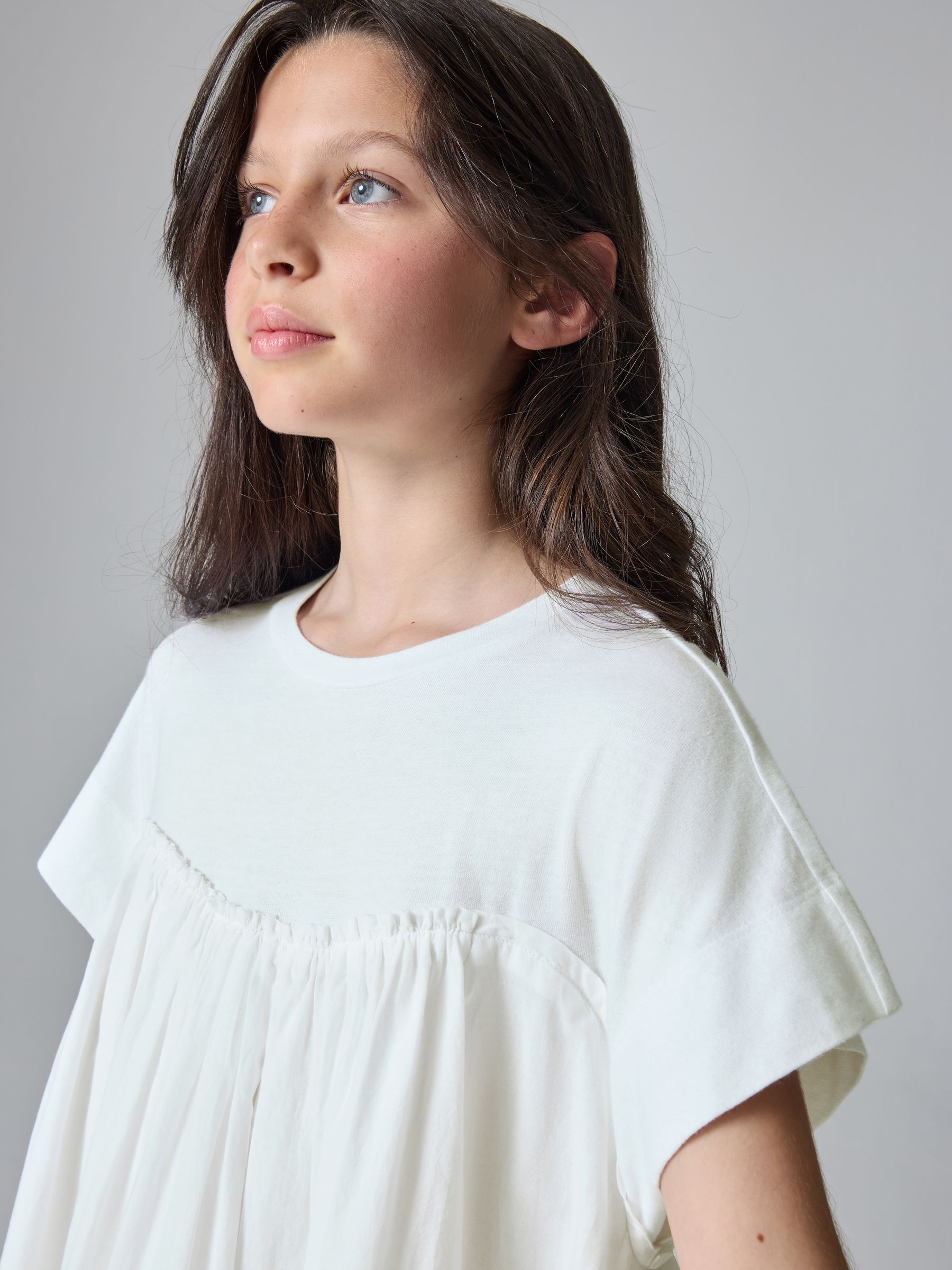 Buy smALLSAINTS White/Broderie Girls Smock Dress from the Next UK ...