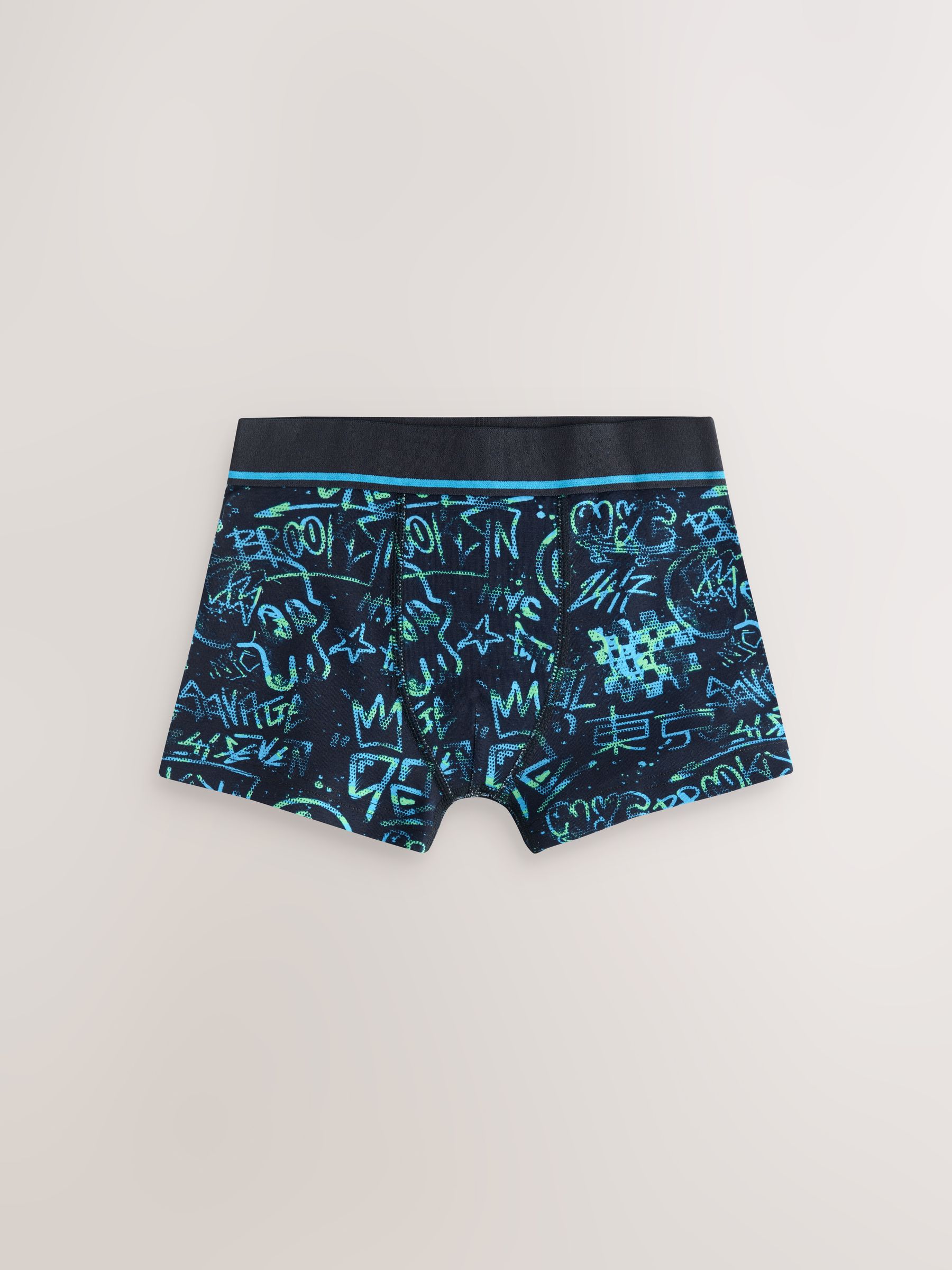 Buy Multi Grafitti Print Trunks 5 Pack (3-16yrs) from the Next UK ...