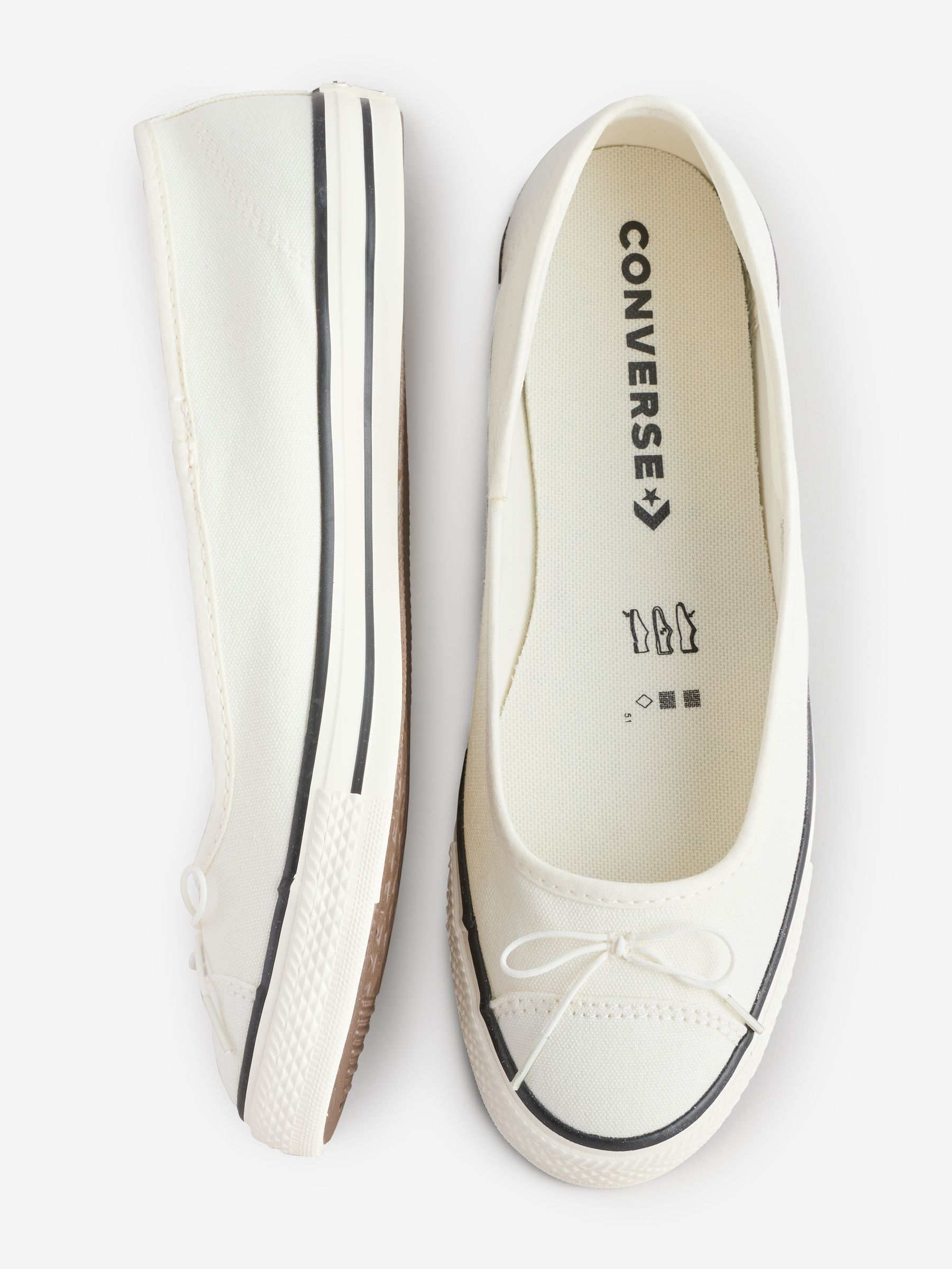 Buy Converse Natural Chuck Taylor All Star Dainty Ballerina Canvas from ...