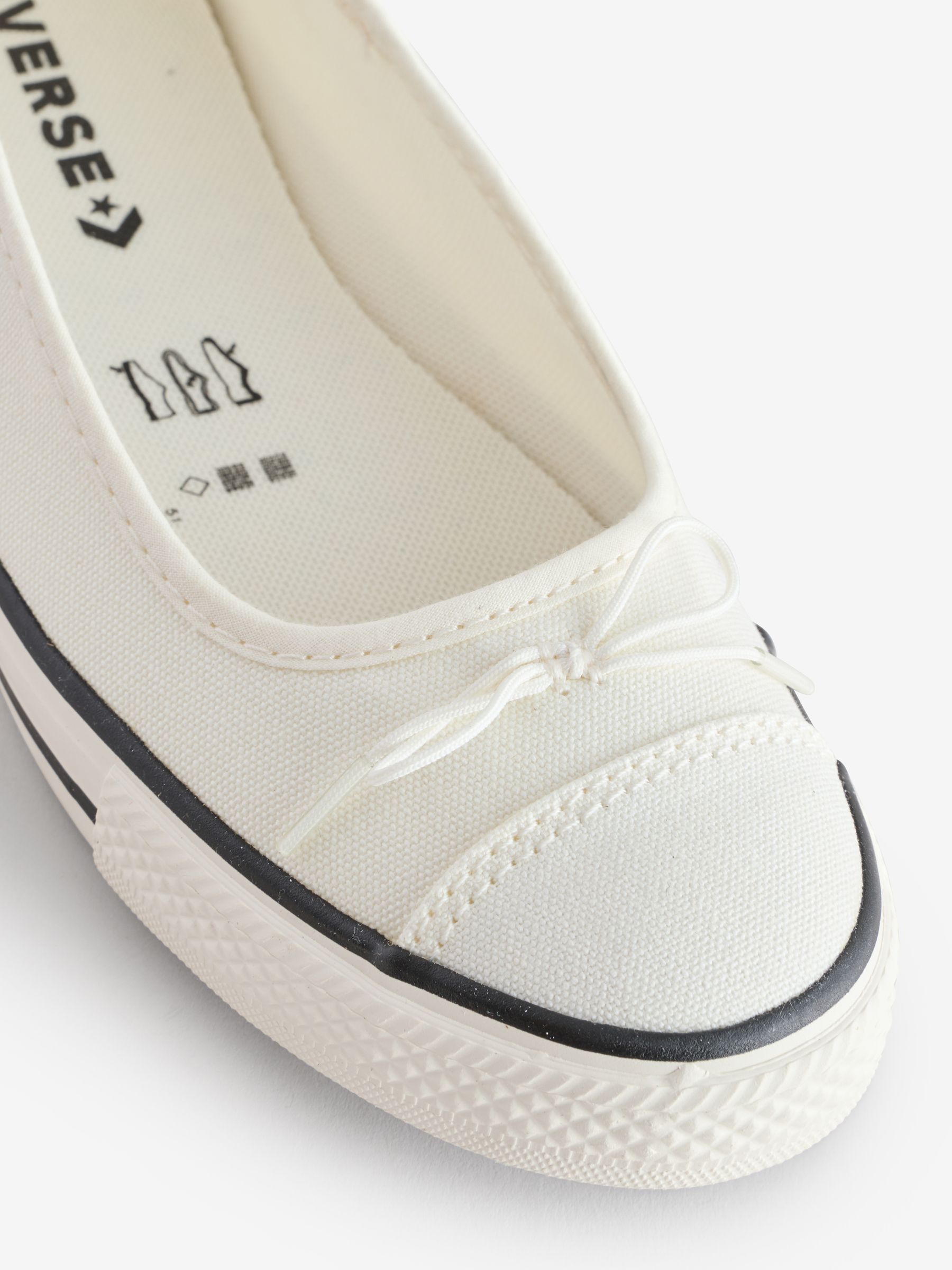 Buy Converse Natural Chuck Taylor All Star Dainty Ballerina Canvas from ...