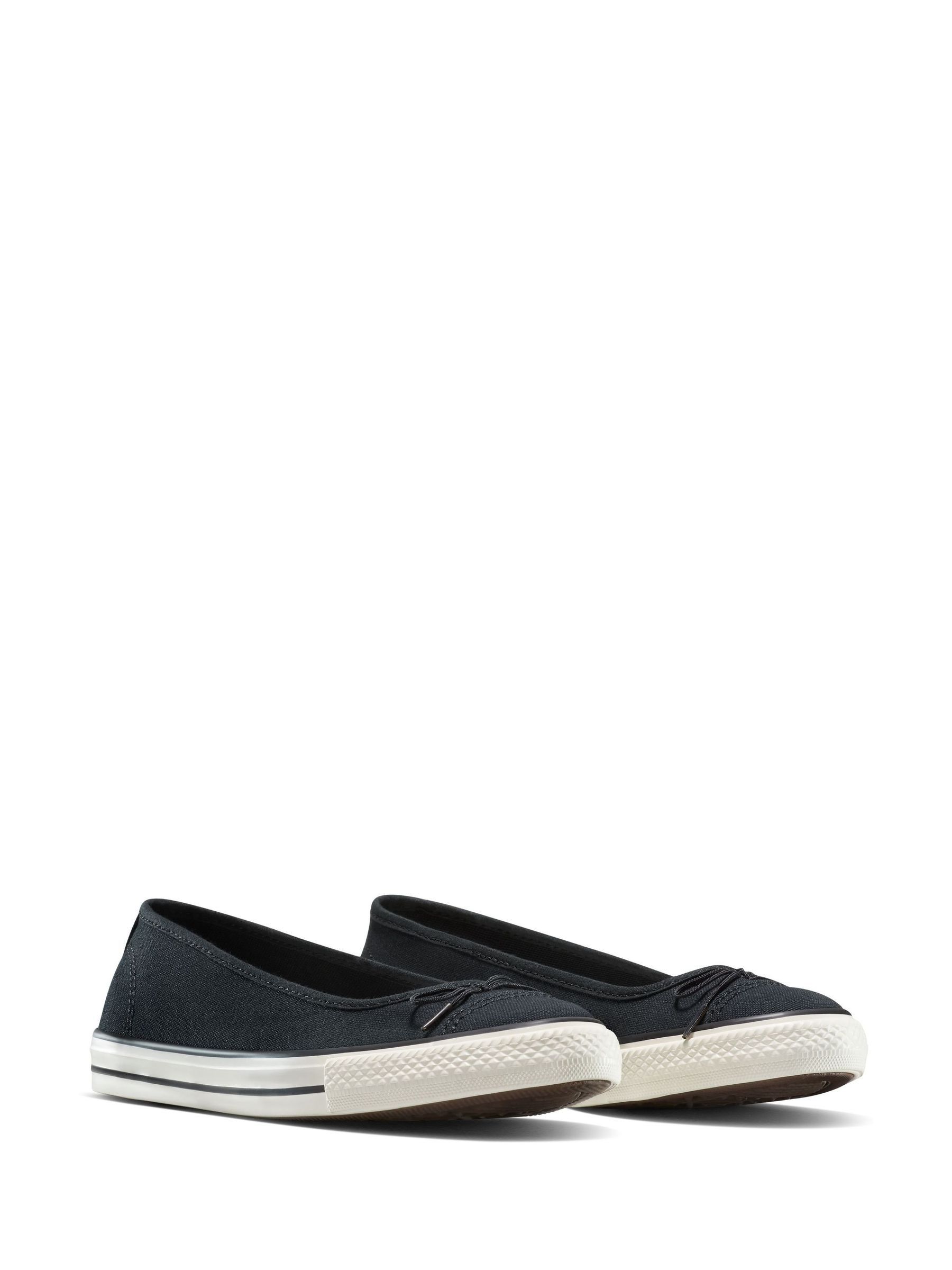 Buy Converse Black Chuck Taylor All Star Dainty Ballerina Canvas from ...