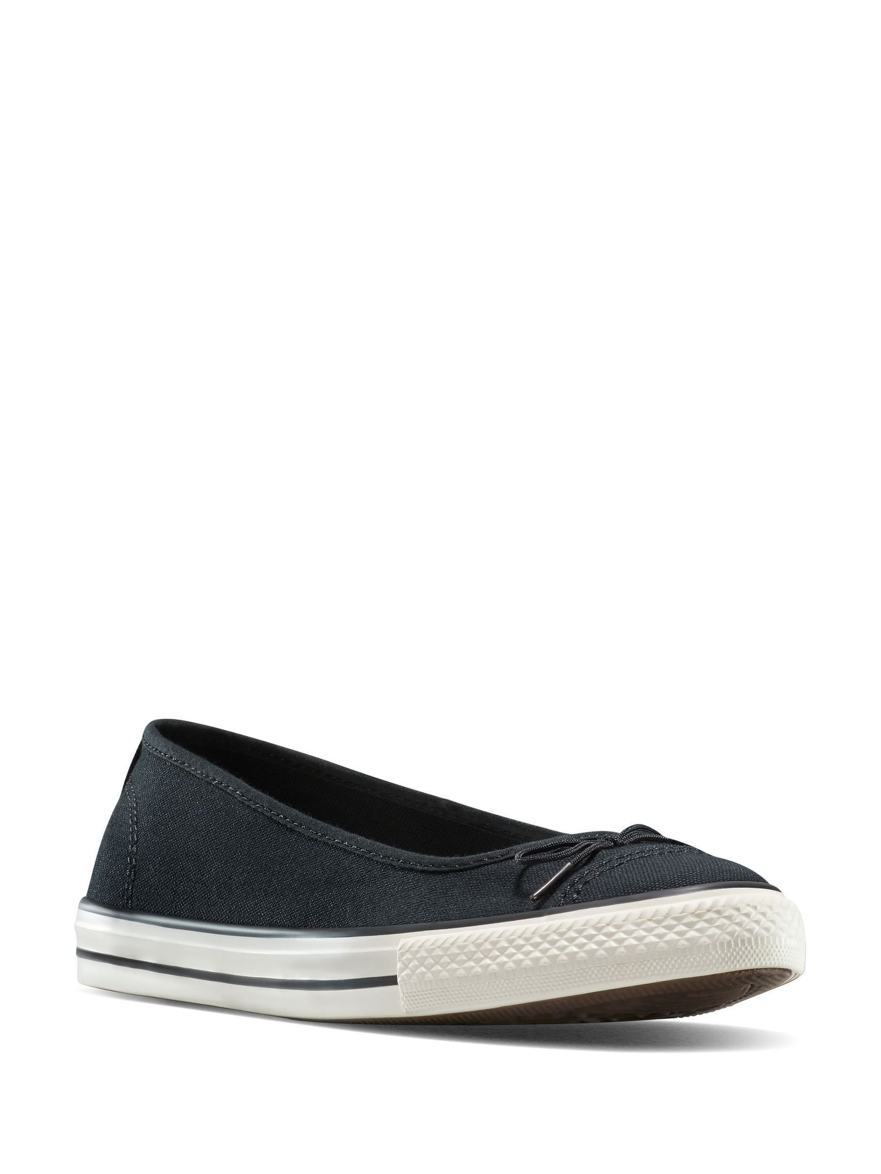 Buy Converse Black Chuck Taylor All Star Dainty Ballerina Canvas from ...