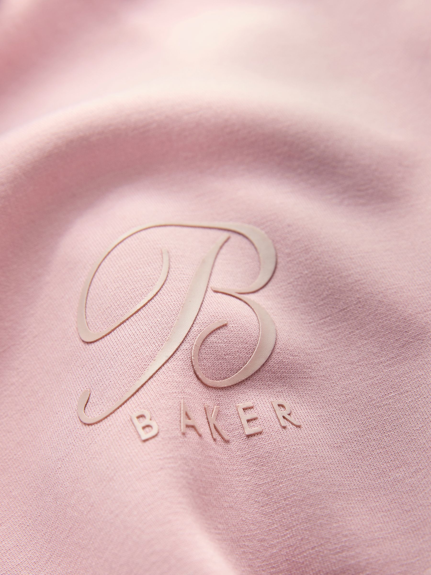Buy Baker by Ted Baker Pink Premium Frill Shoulder Hooded Dress from ...