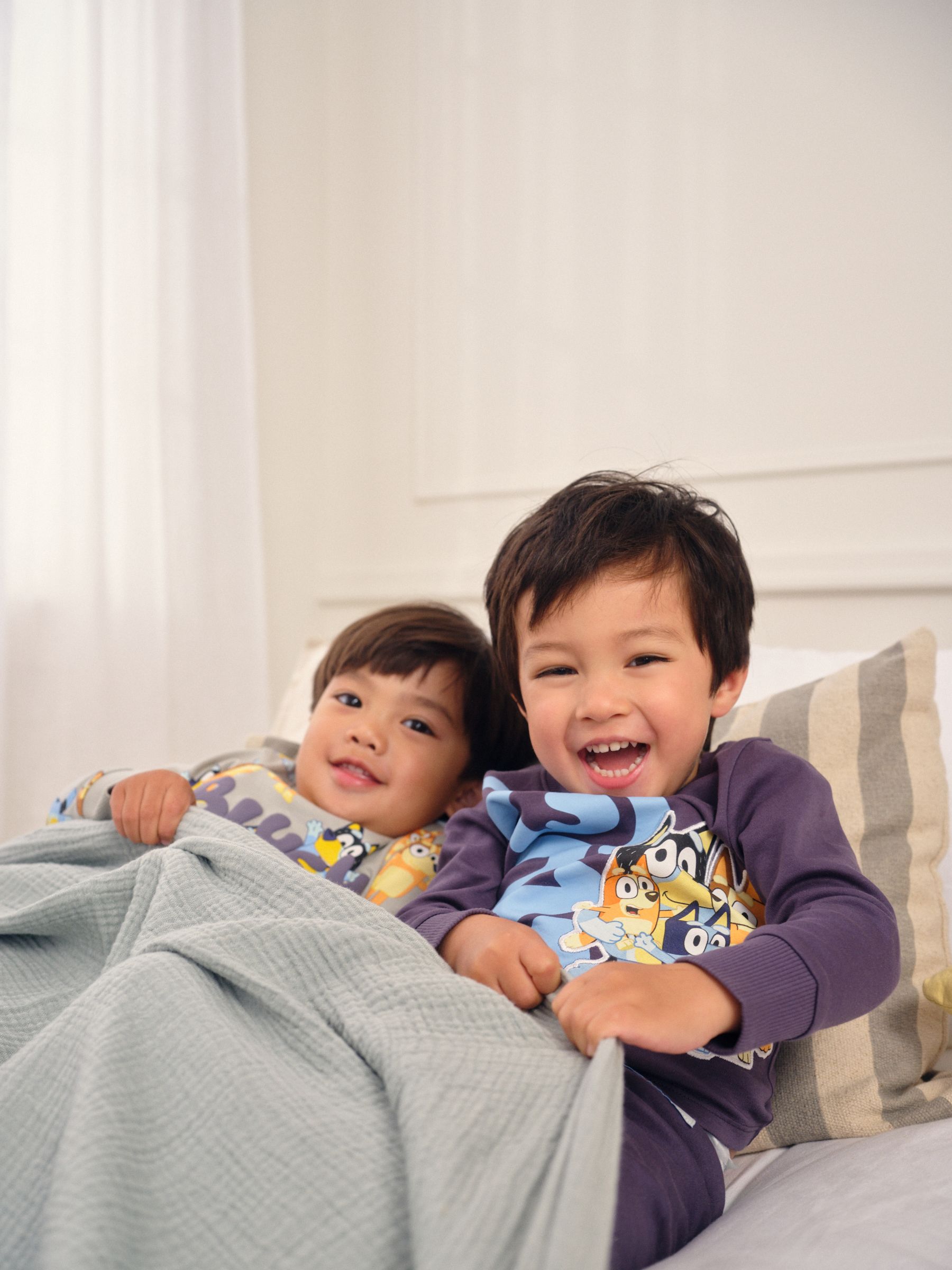 Buy Blue - Bluey Snuggle Pyjamas 2 Pack (12mths-8yrs) from Next Japan