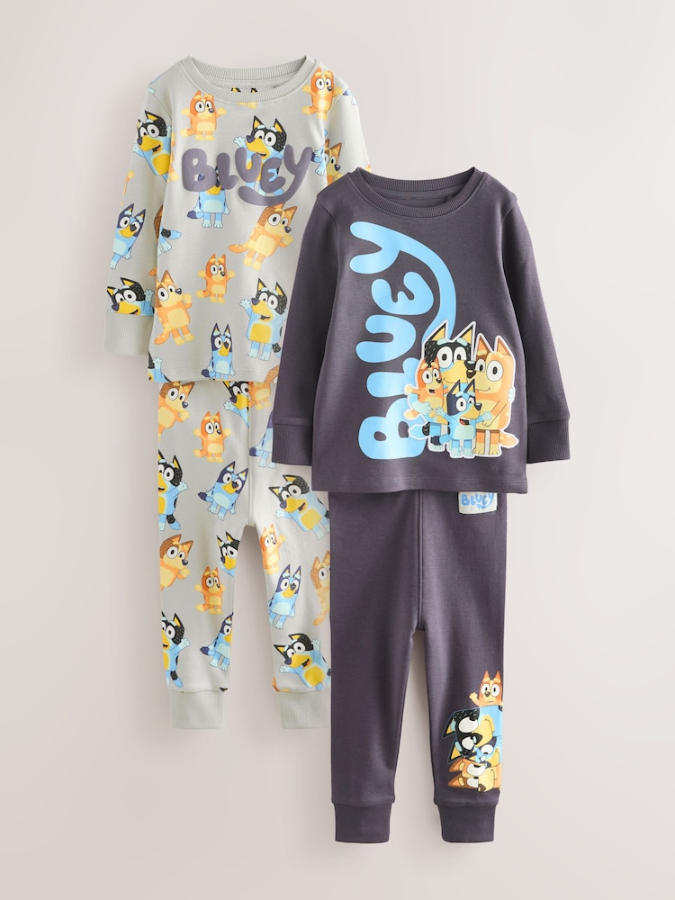 Buy Blue - Bluey Snuggle Pyjamas 2 Pack (12mths-8yrs) from Next Japan