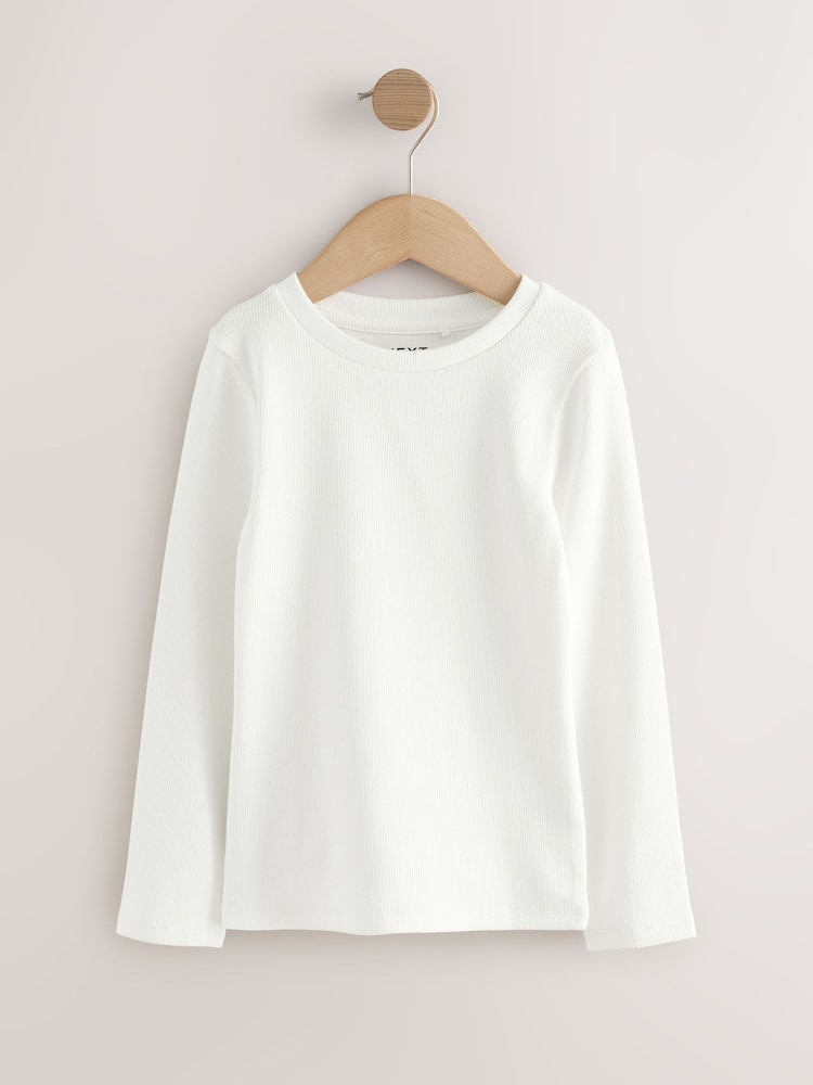 Buy Animal Long Sleeve Ribbed T-Shirts 4 Pack (3-16yrs) from Next USA