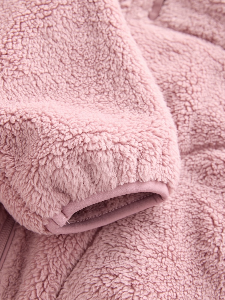 Buy Pink Hooded Zip Fleece Jacket (3-16yrs) from Next Australia