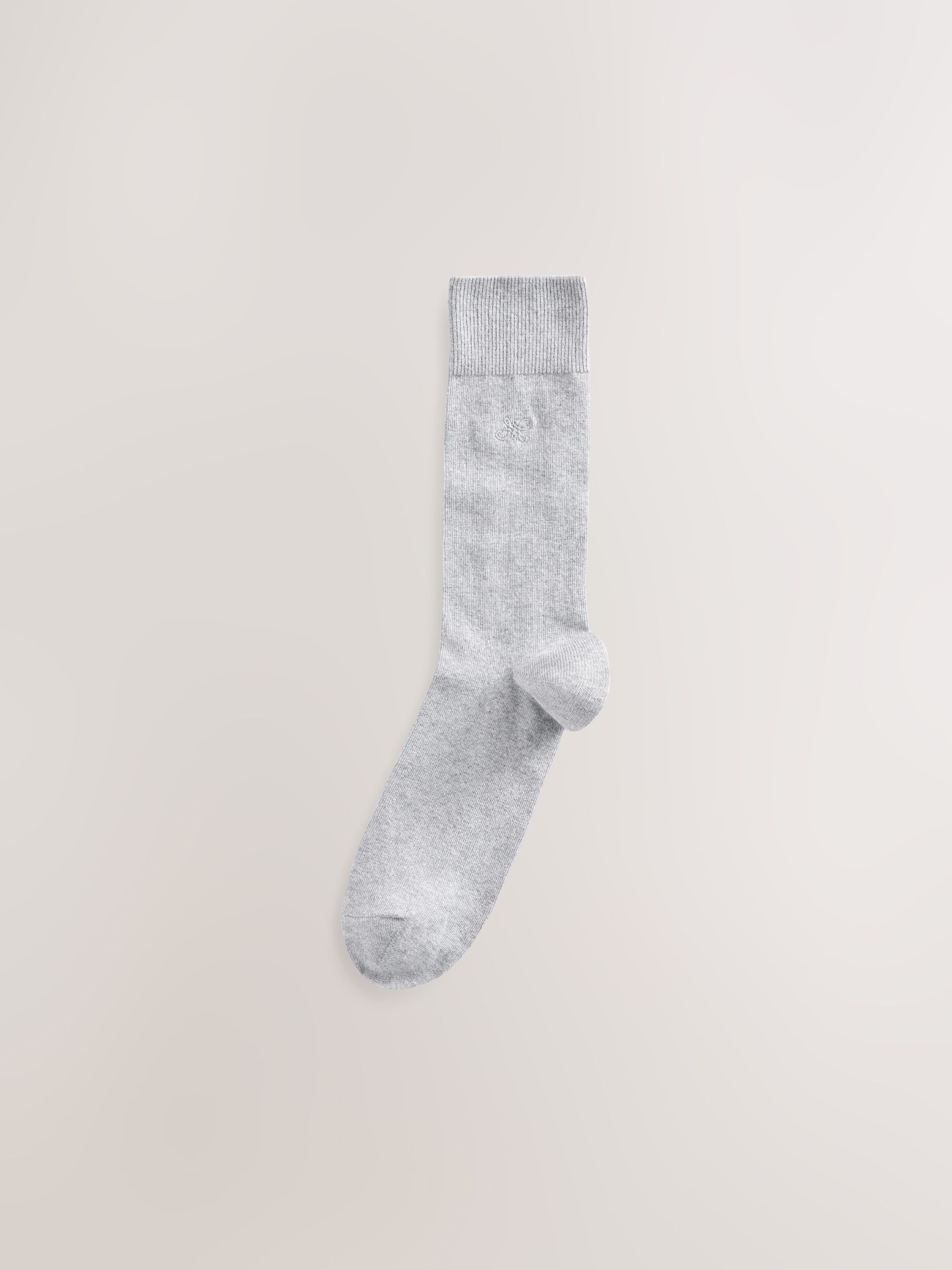Buy Grey Embroidered Lasting Fresh Socks from the Next UK online shop