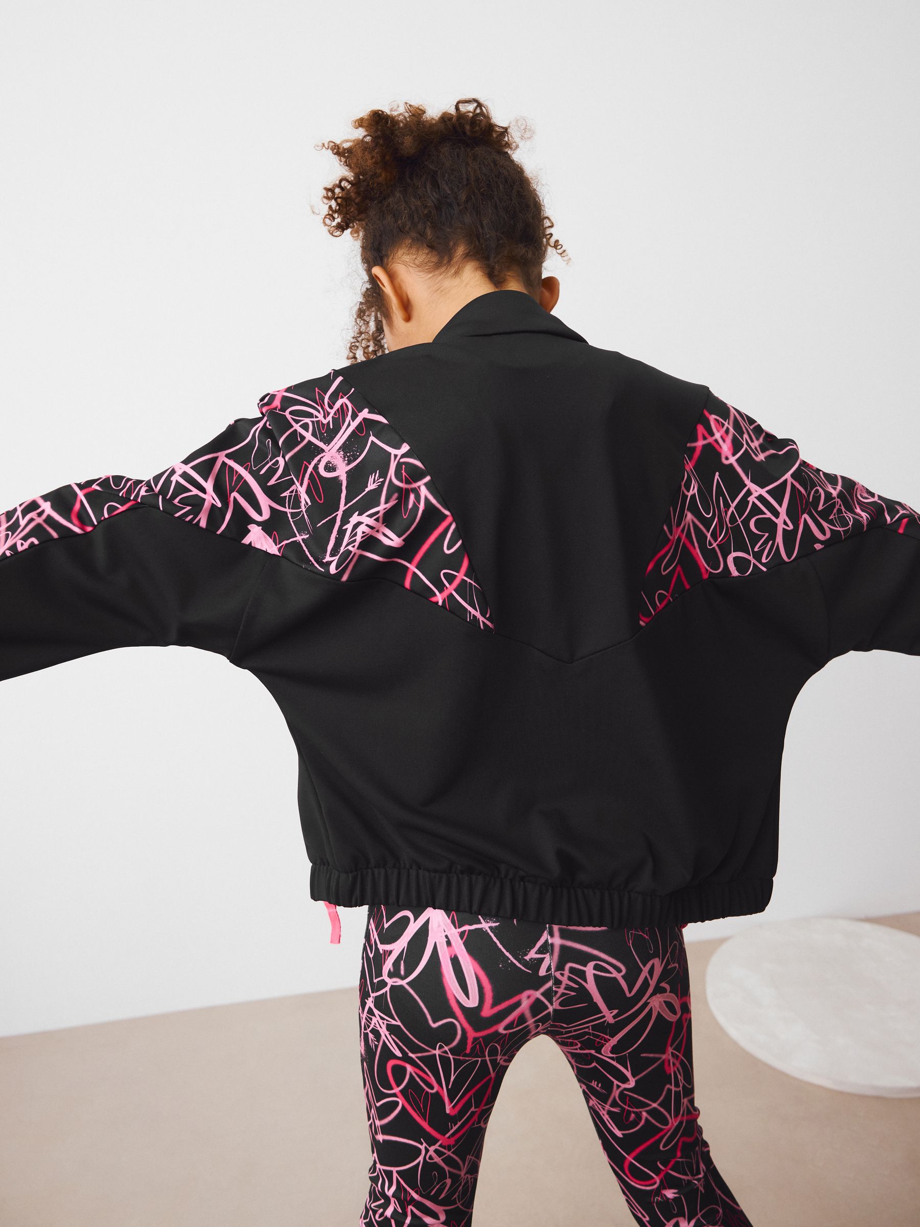 Buy Multi Pink Heart Sports Zip Through Jacket (3-16yrs) from Next Cyprus