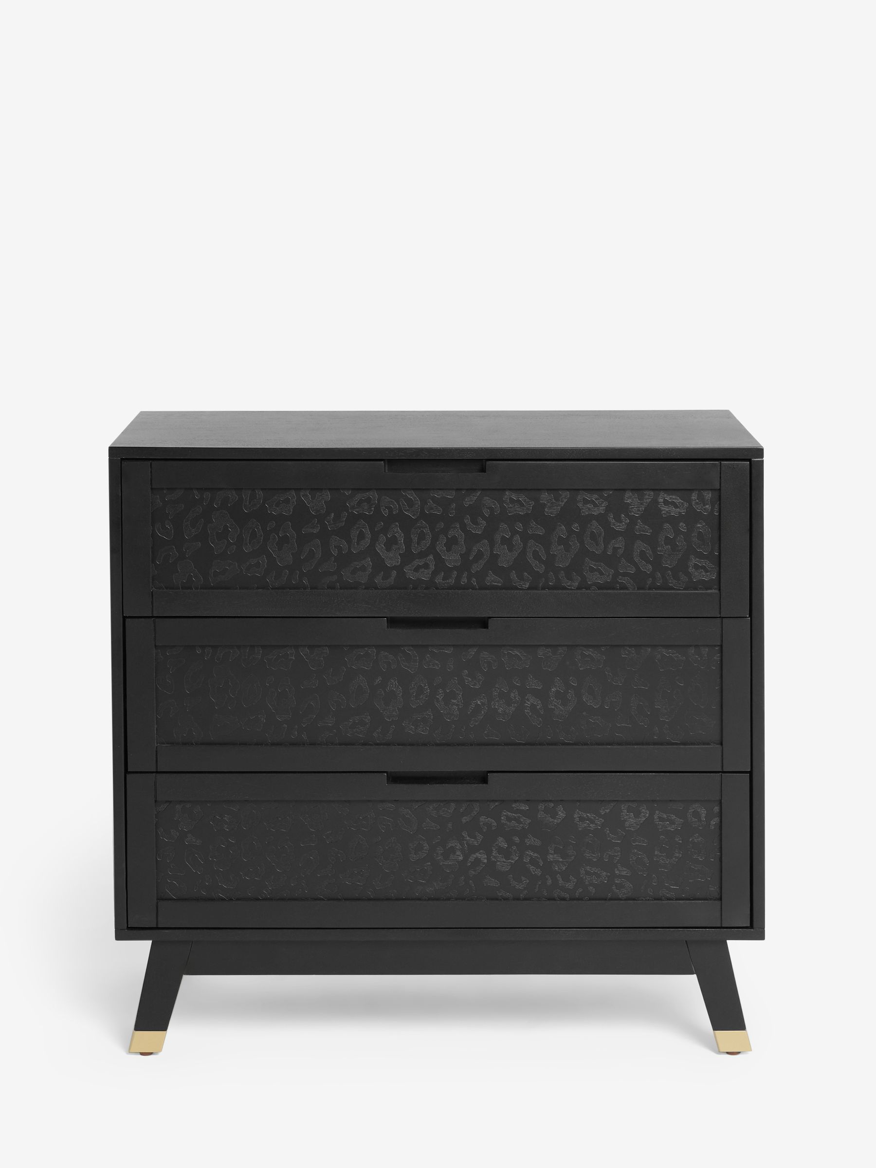 Buy Rockett St George Black Leopard Chest Of Drawers from the Next UK ...