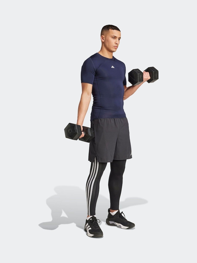 Buy adidas Blue TECHFIT Compression Training T-Shirt from Next France