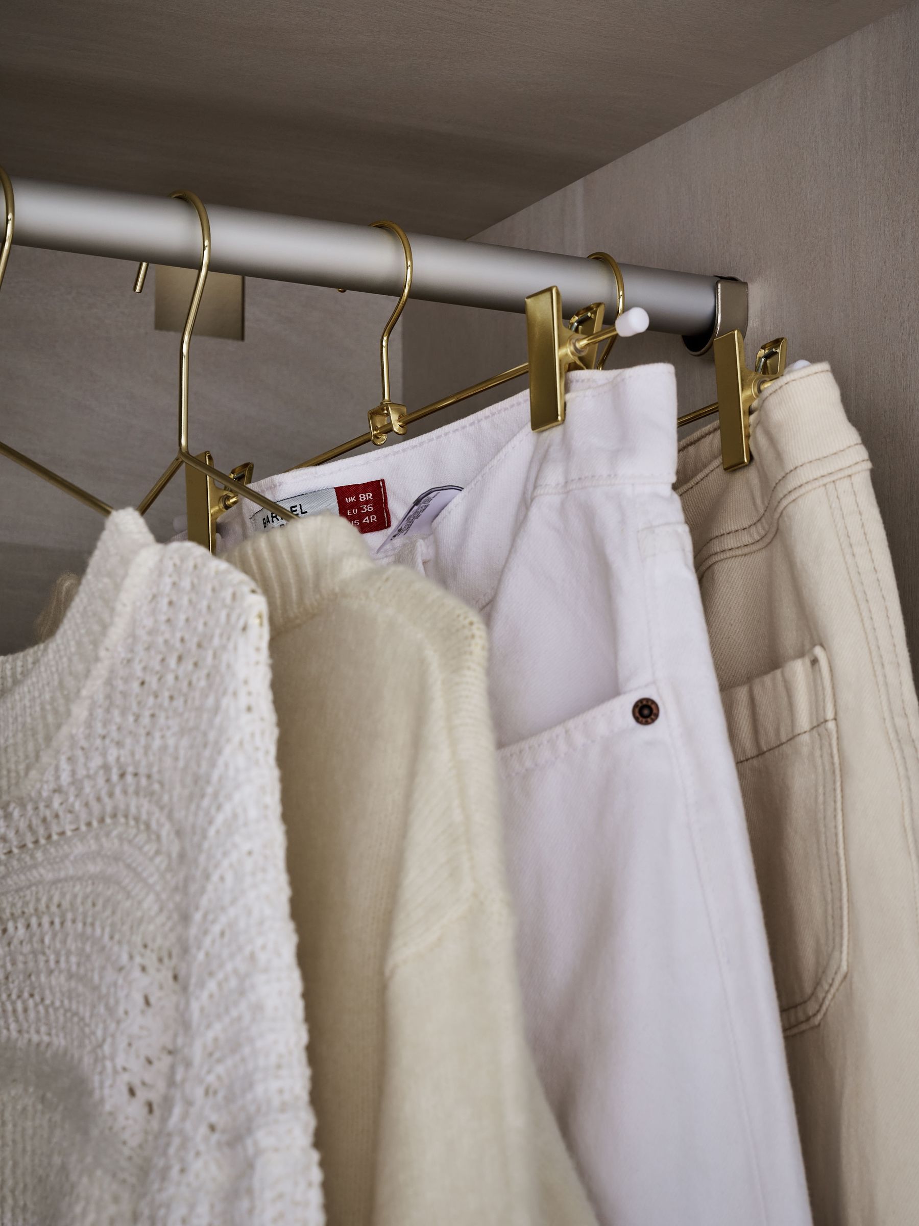 Buy Mid Grey Sloane Glass Triple Semi Fitted Wardrobe from the Next UK ...