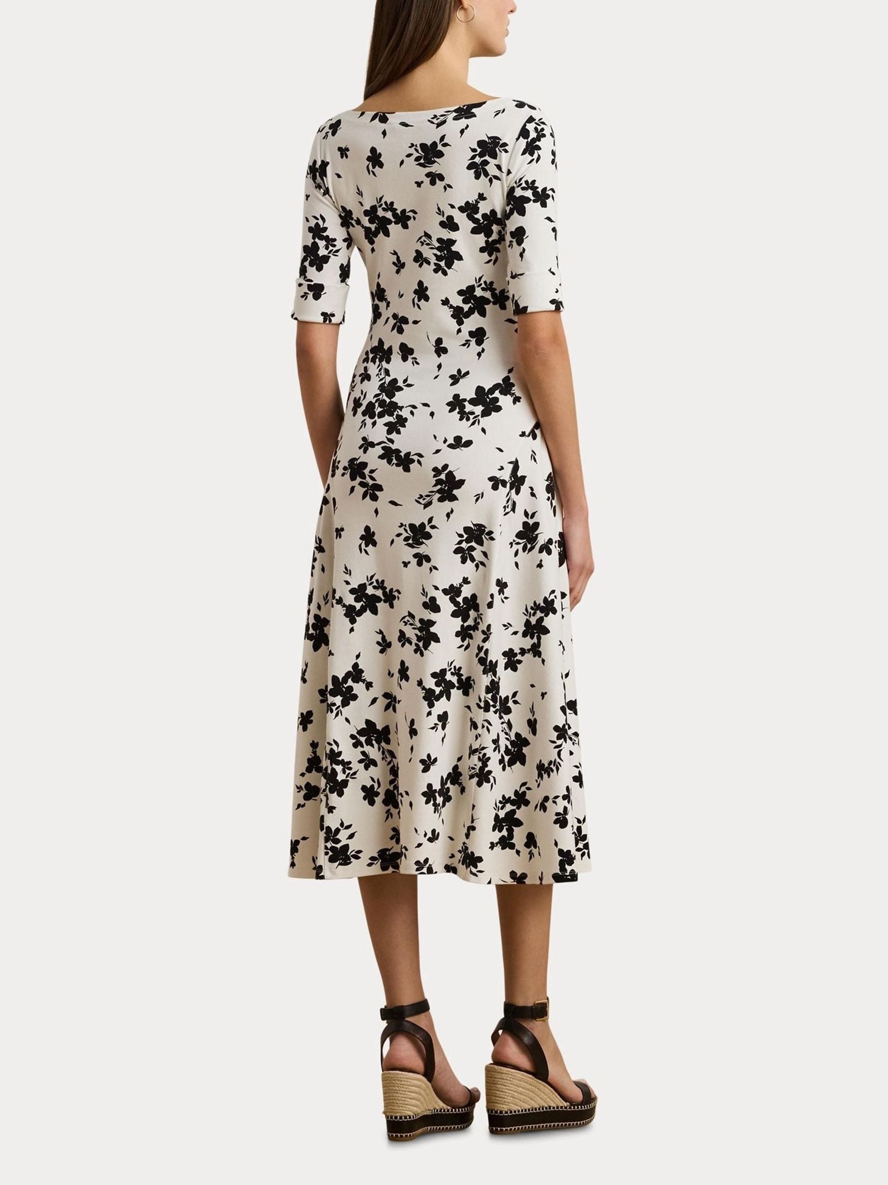 Buy Lauren Ralph Lauren White Munzie Monochrome Florals Stretch