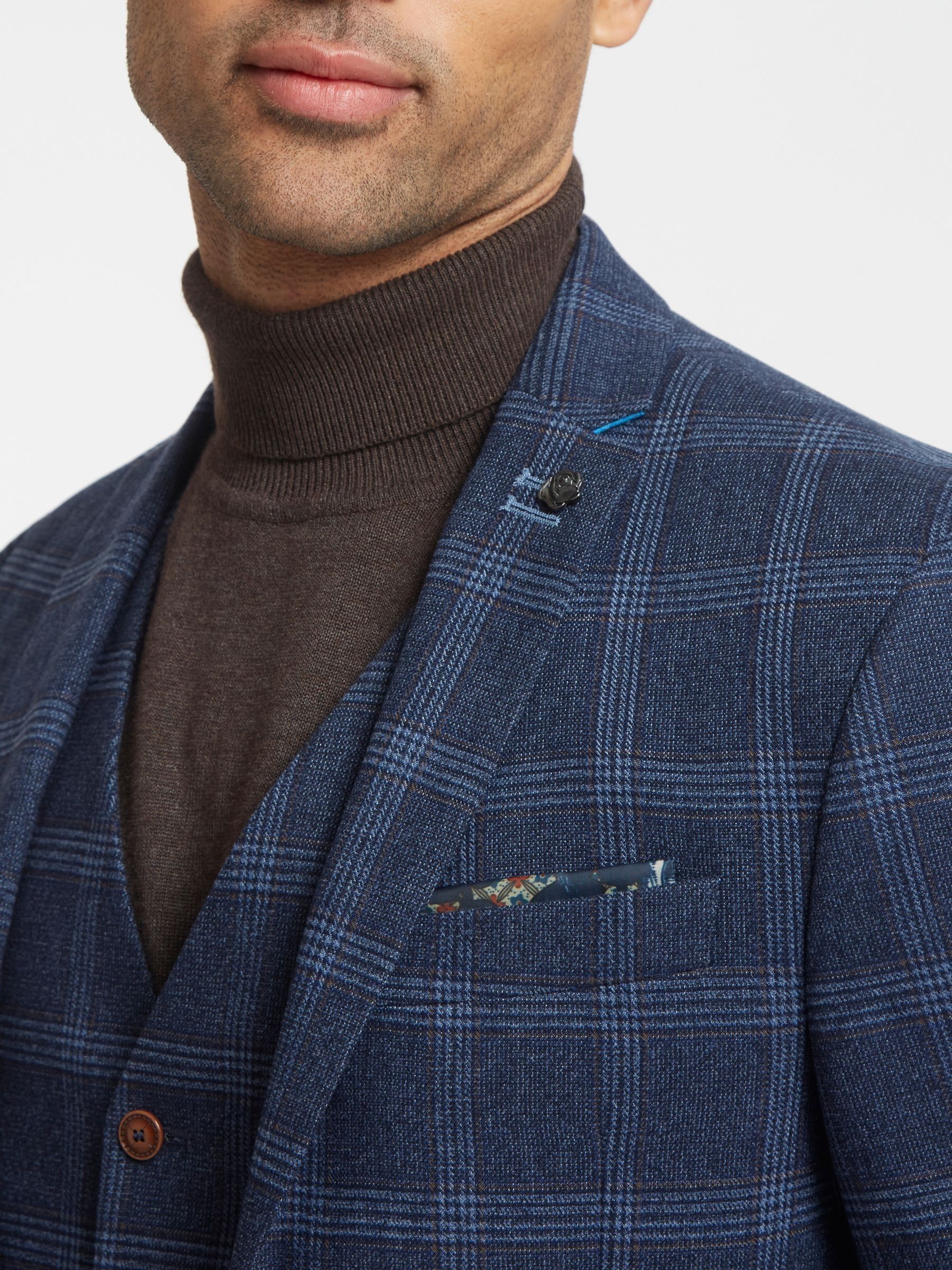 Buy Antique Rogue Blue Hart Tweed Jacket from the Next UK online shop