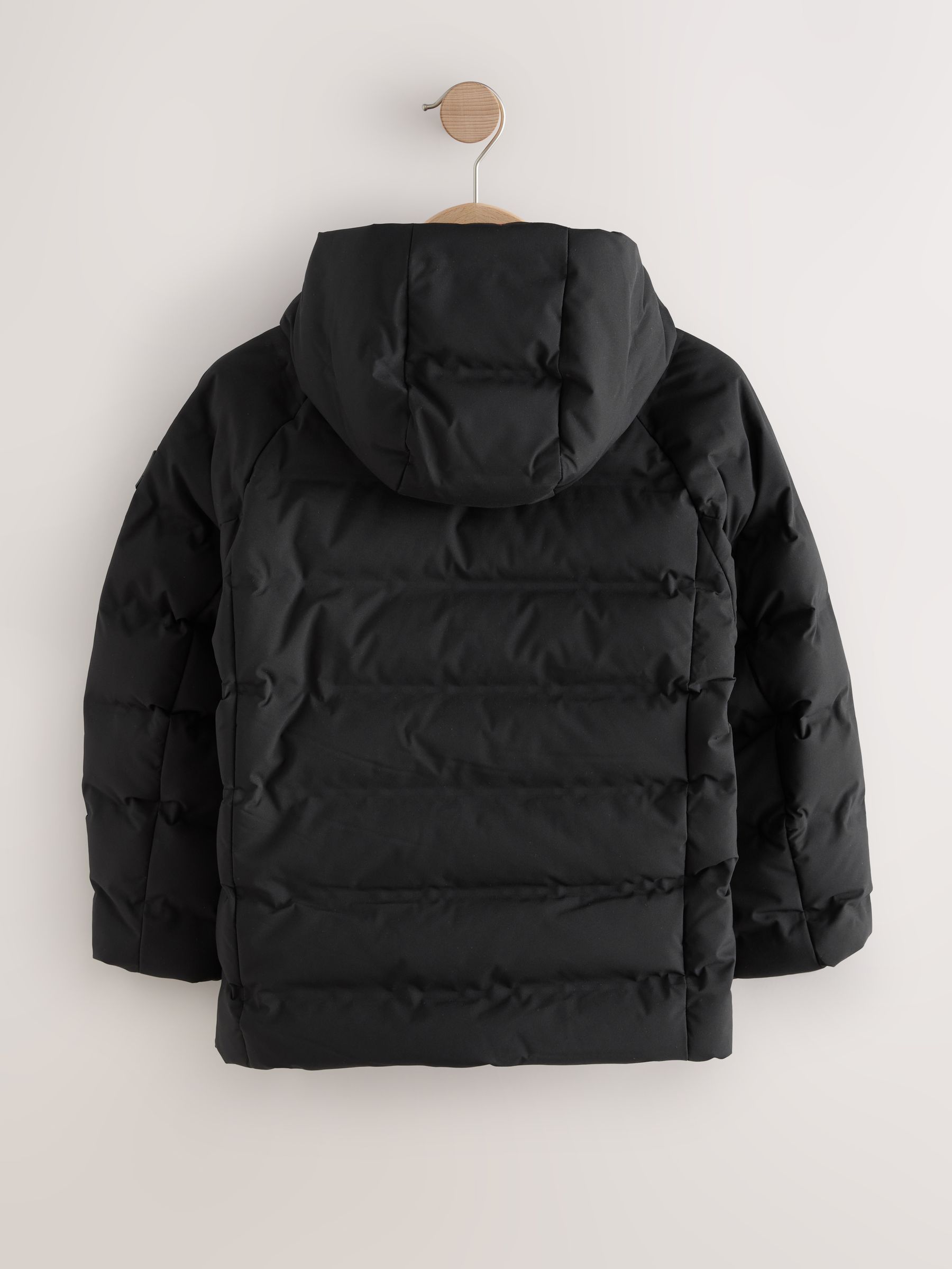 Buy Black Waterproof Midweight Hooded Jacket (3-16yrs) from the Next UK ...