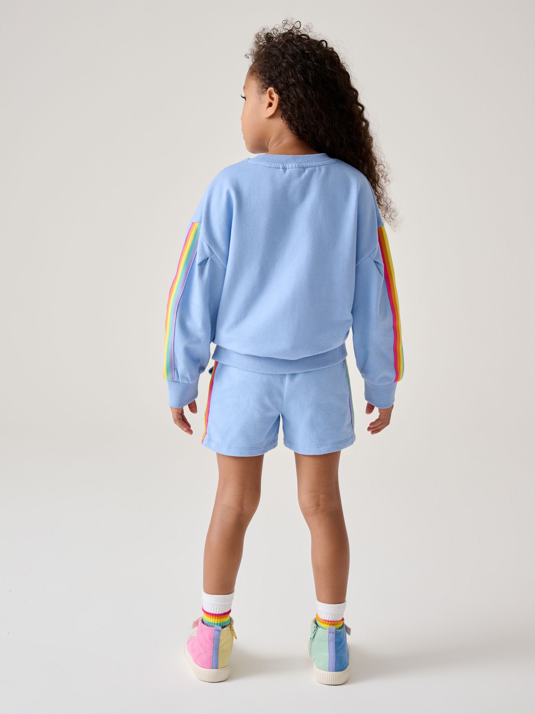 Buy Little Bird by Jools Oliver Purple Sweatshirt and Shorts Set from ...