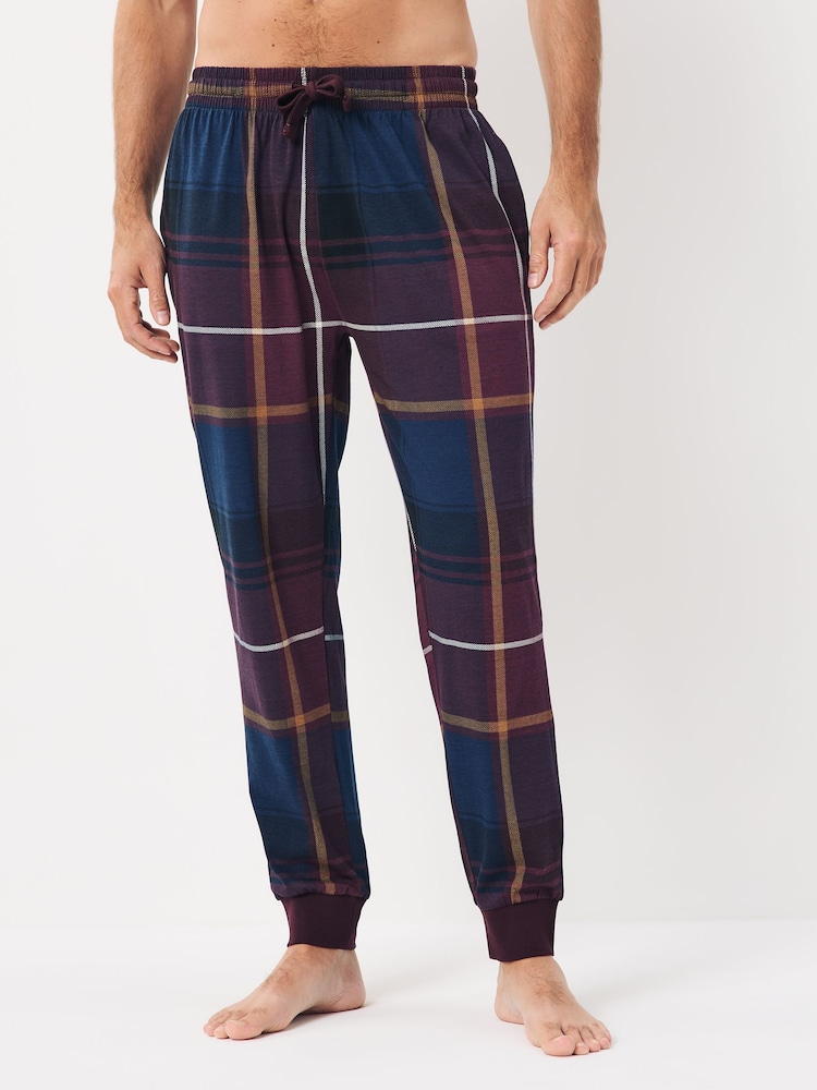 Buy Red Long Sleeve Check Cuffed Pyjamas Set from Next Malta
