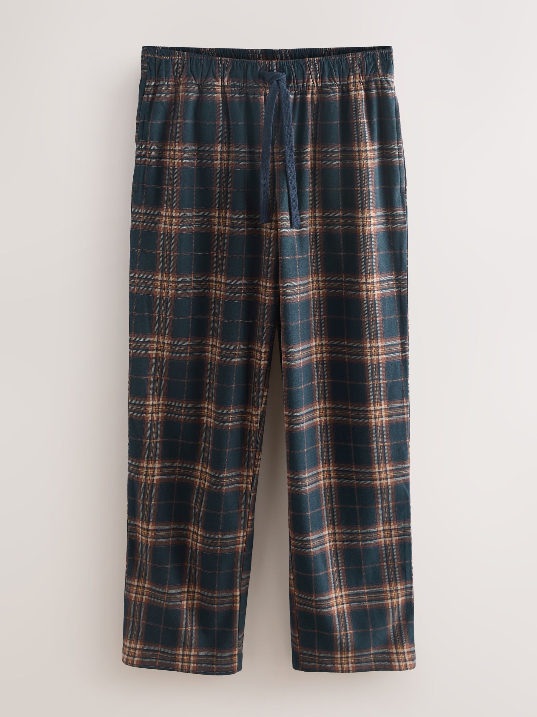 Buy Navy Blue/Rust Motionflex Cosy Long Sleeve Pyjamas Set from Next Israel