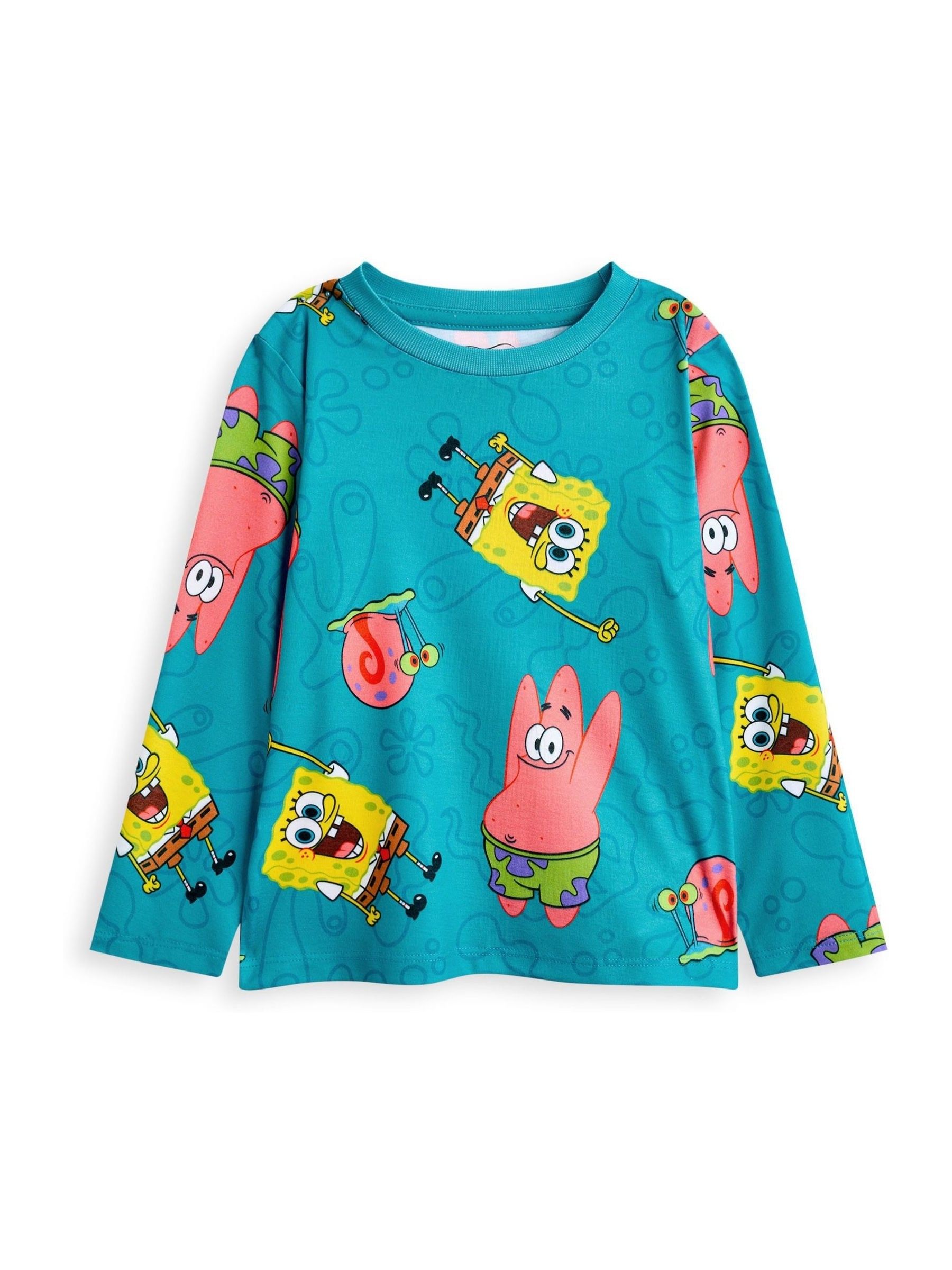 Buy Vanilla Underground Yellow Kids Spongebob Pyjamas 2 Pack from the ...